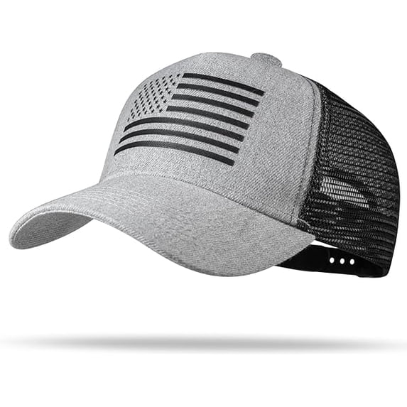American Flag Trucker Hat - Snapback Hat, Baseball Cap for Men Women ...
