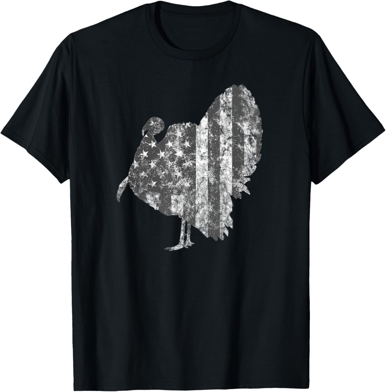American Flag Turkey Hunting T-Shirt - Walmart.com