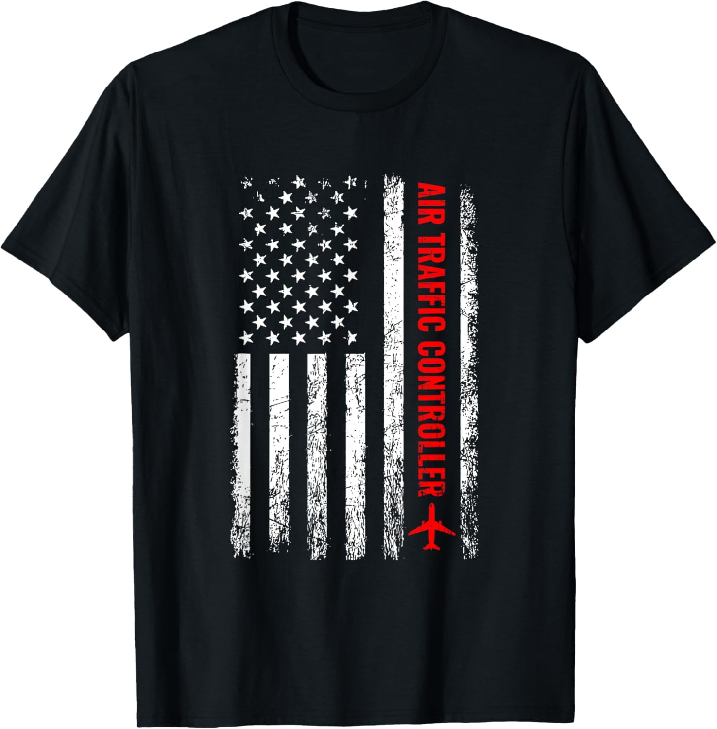American Flag US, air traffic controller T-Shirt - Walmart.com