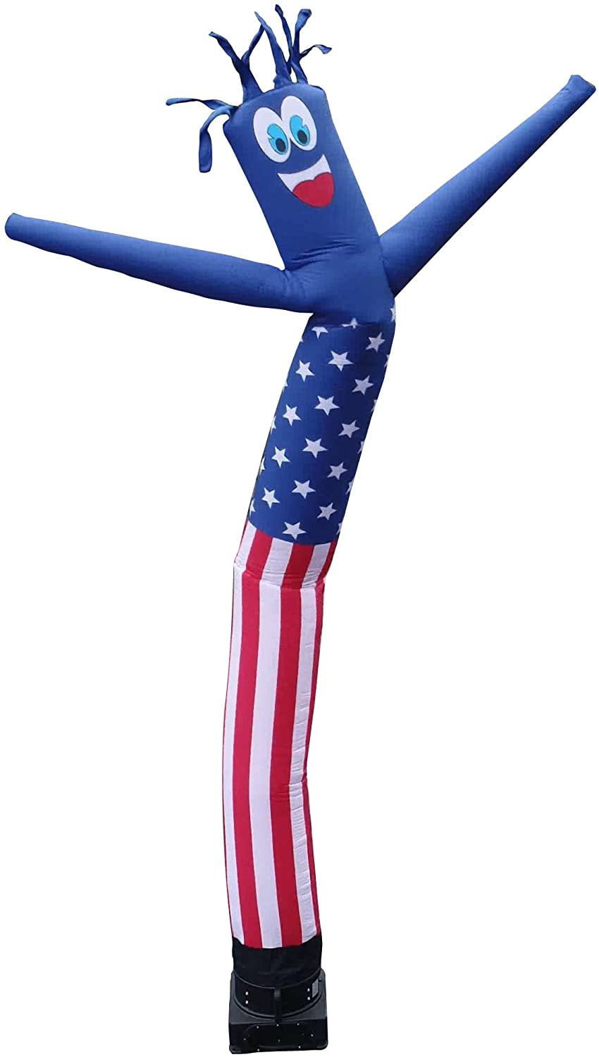 18ft American Flag USA Inflatable Tube Man Air Powered Dancing Waver ...