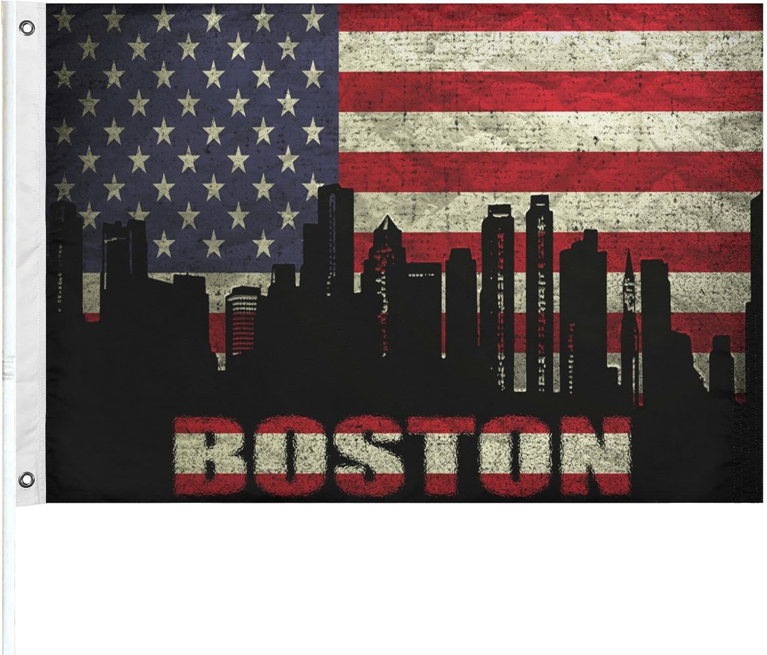 American Flag USA Flag Outdoor Boston Garden Flag for Outside Funny ...