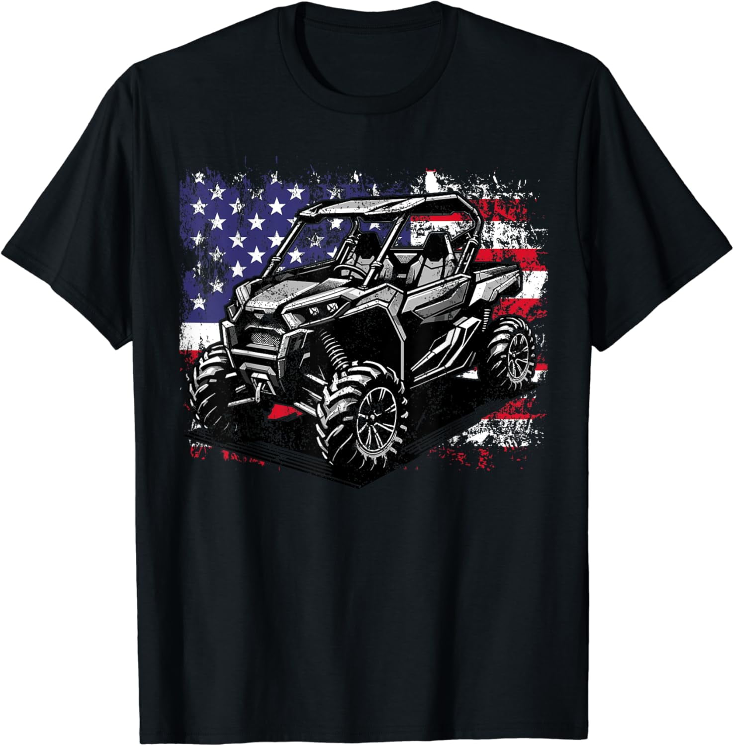 American Flag UTV Side By Side 4th Of July SXS Off Road T-Shirt ...