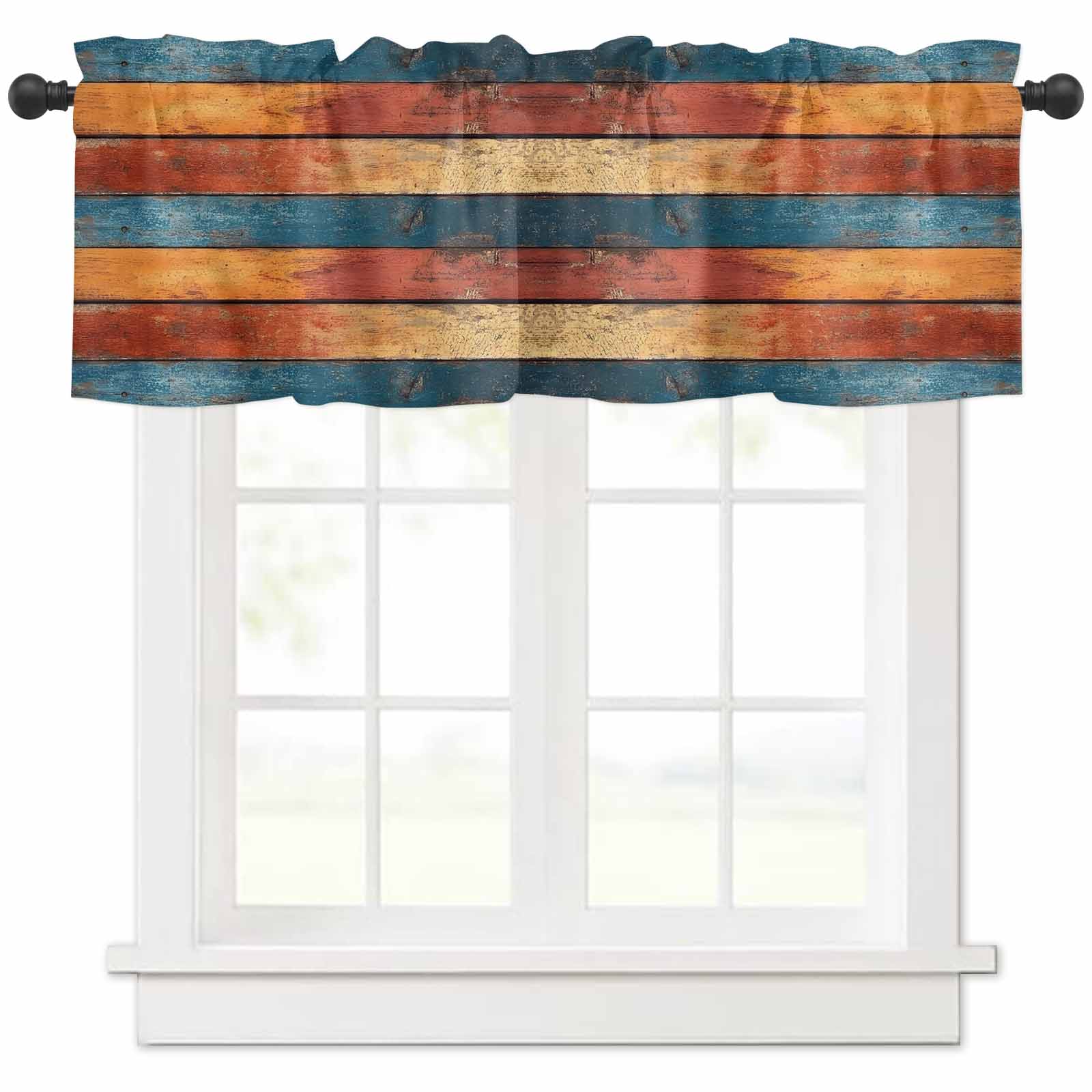 American Flag Valances for Windows Farmhouse Kitchen Curtains Valances ...