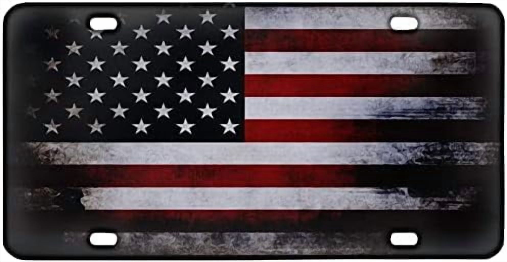American Flag Vanity License Plates for Front of Car, Decorative ...