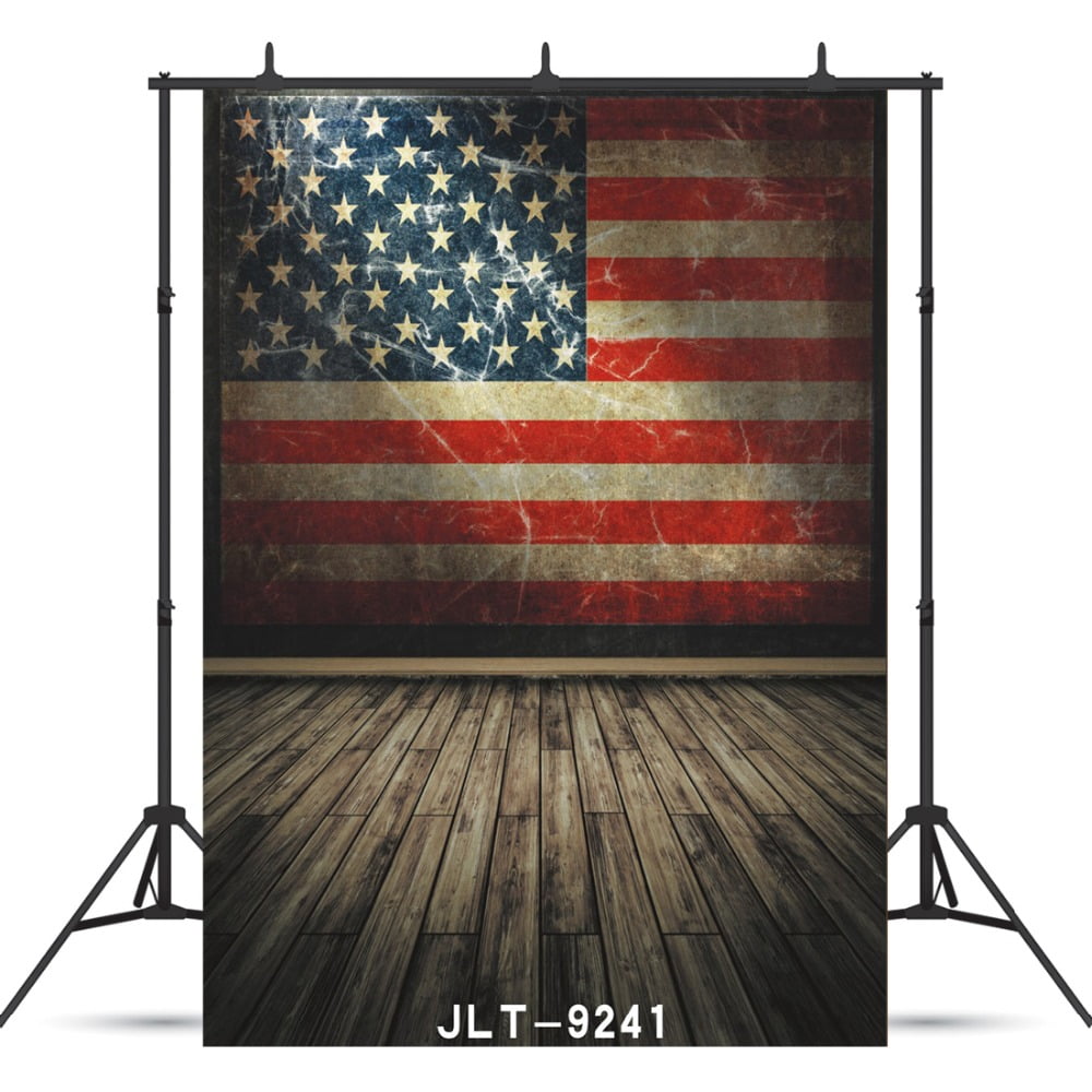 American Flag Wall Vinyl Photography Background for Portrait Children ...