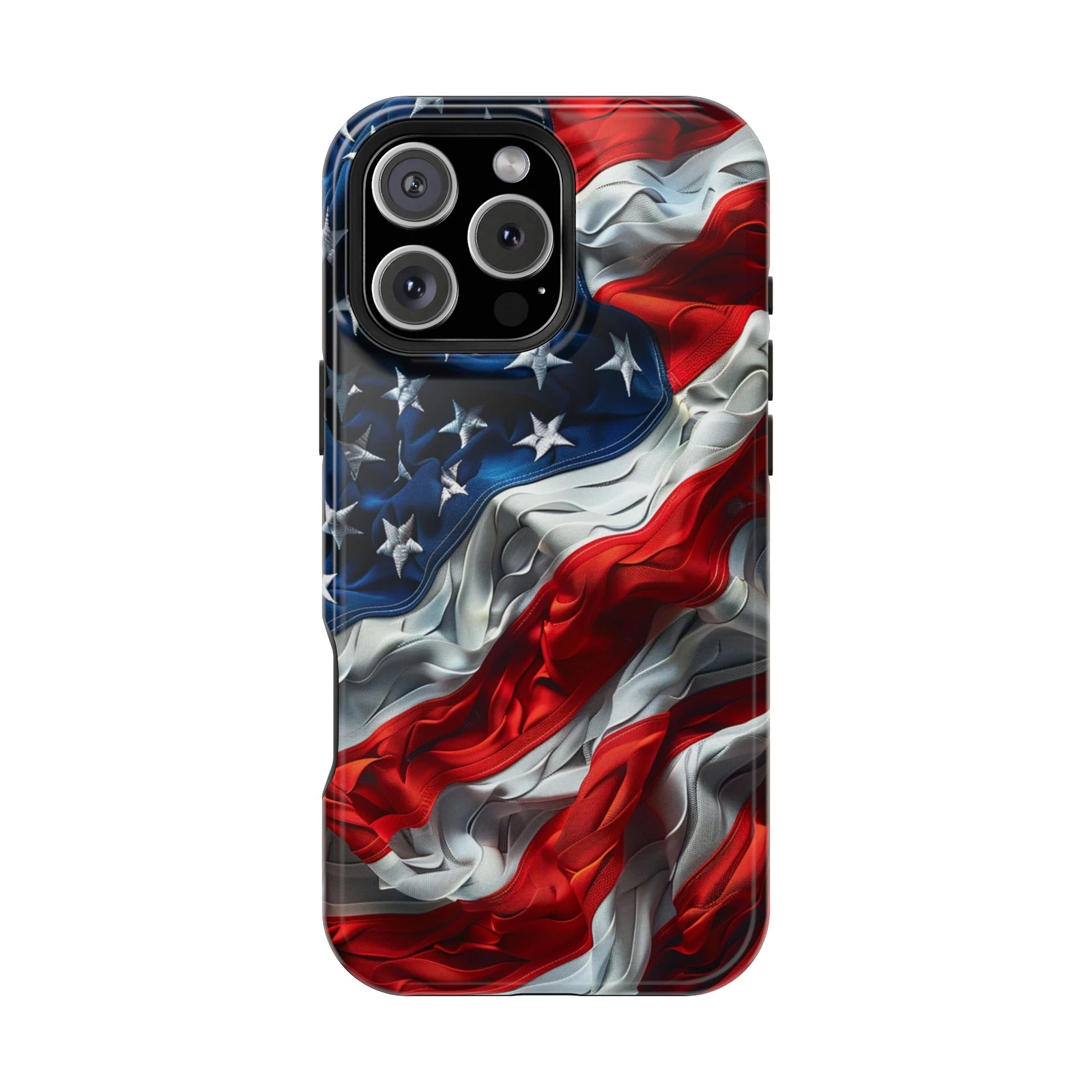 American Flag Wave Vintage Design Phone Case for iPhone 17 16 15 14 13 ...