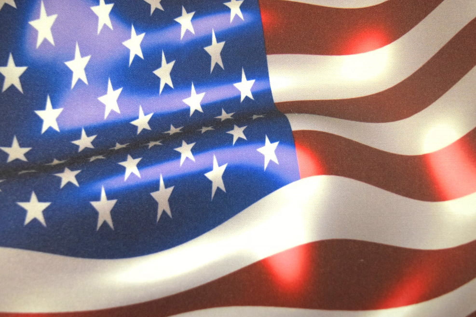 American Flag Waving Patriotic Red White and Blue Mousepad MP-294 ...