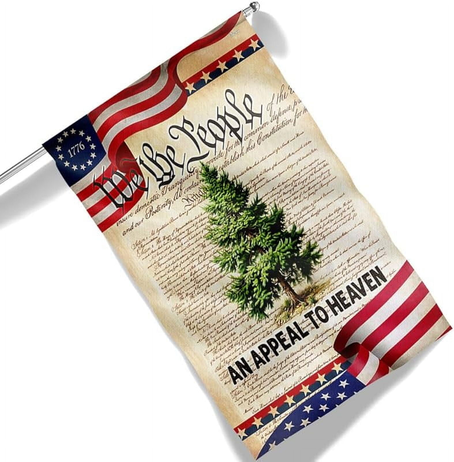 American Flag-We The People Betsy Ross 1776 An Appeal To Heaven Pine ...