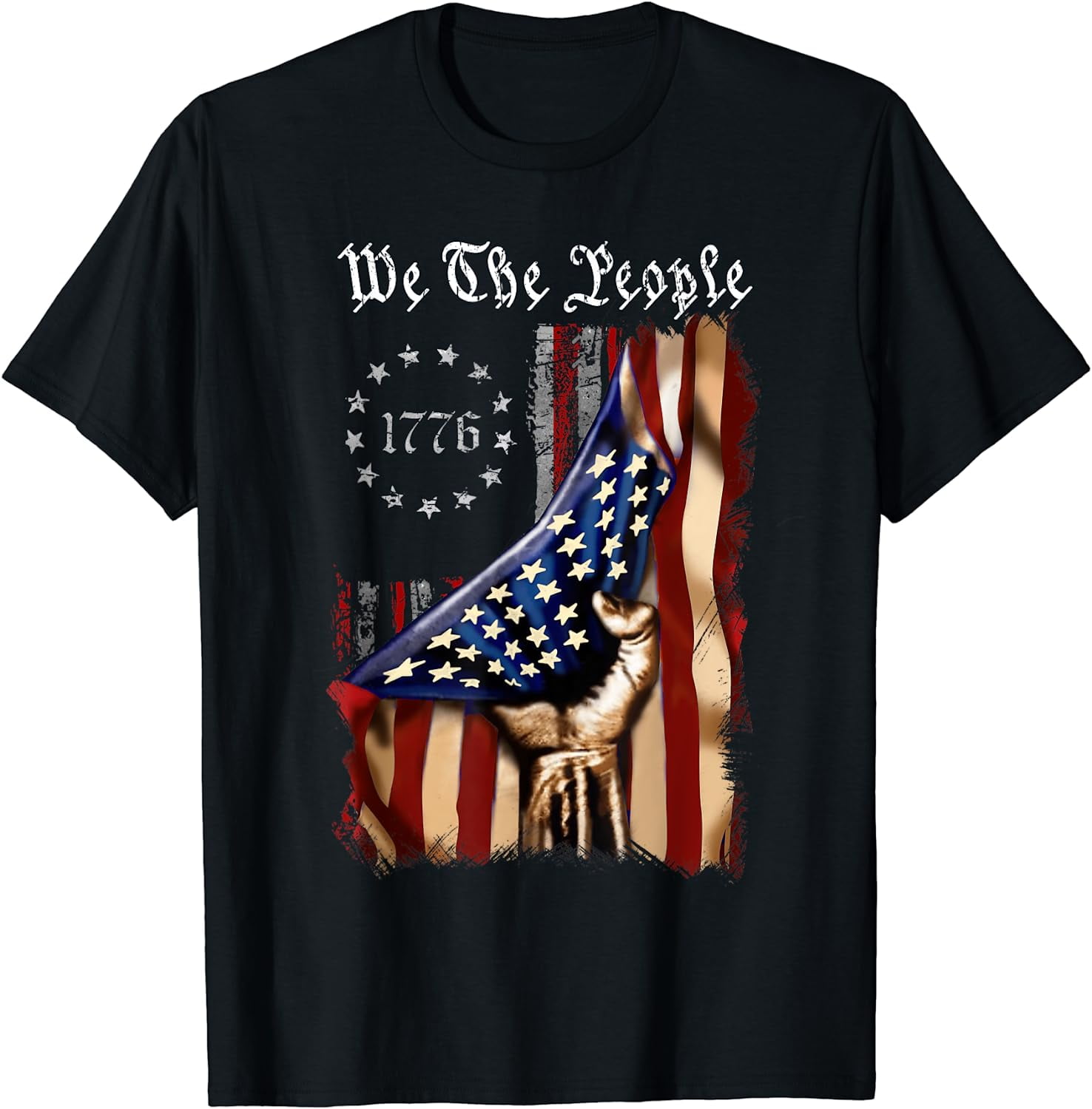 American Flag We The People History 1776 4th Of July T-Shirt - Walmart.com