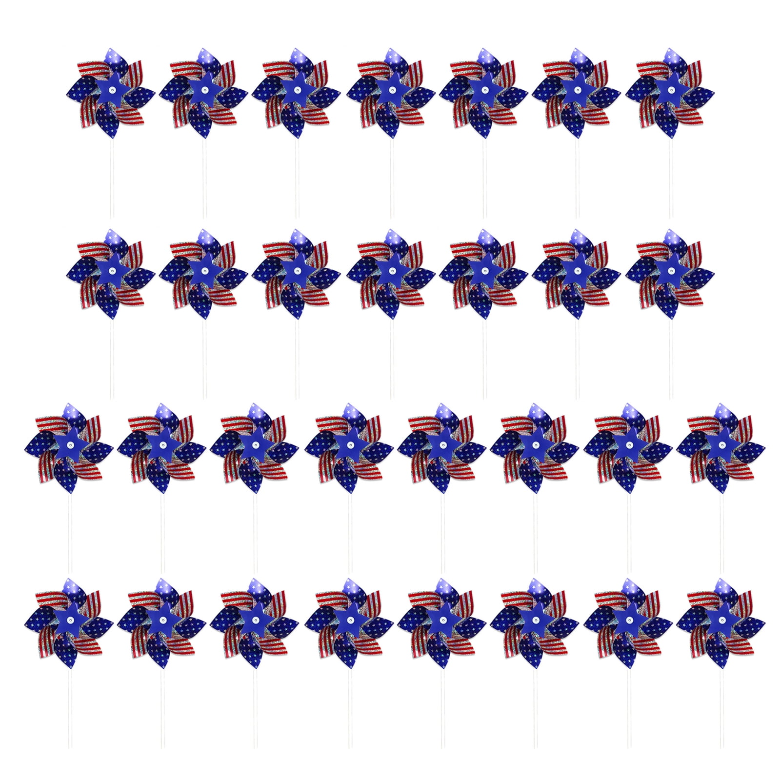 American Flag Windmill Independence Day Red White Blue Windmill ...