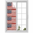 American Flag Window Privacy Film, Red Blue Star Stripes Rustic ...
