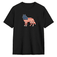 American Flag Wolf Silhouette Cool Graphic Tee for Men and Women ...