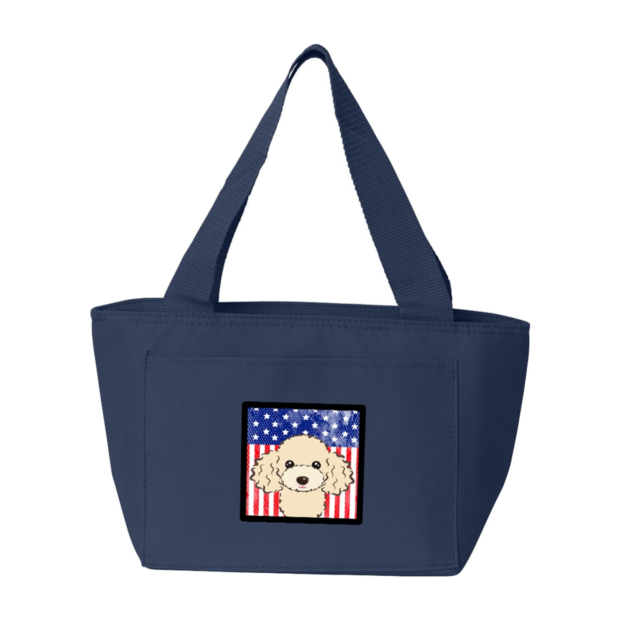 American Flag and Buff Poodle Lunch Bag - Walmart.com