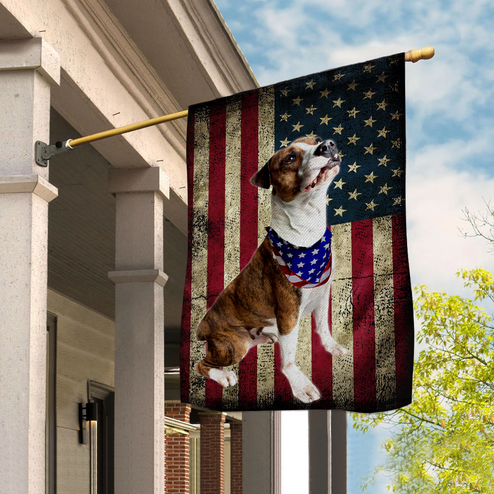 American Flag pitbull Dog Bandana American Flag 4th of july - Dog Flags ...