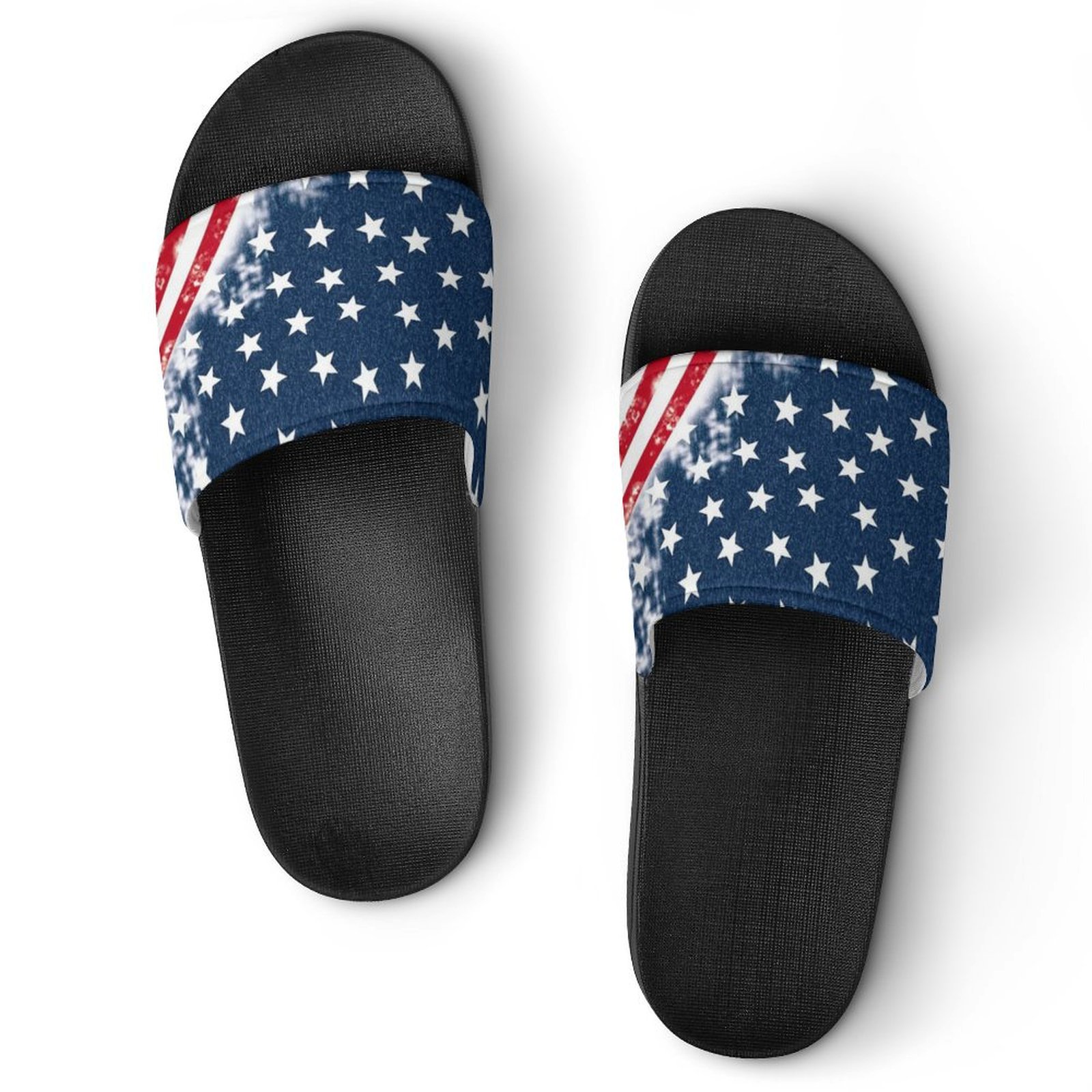 American Flag1 House Slides Non Slip Quick Drying Shower Sandals ...