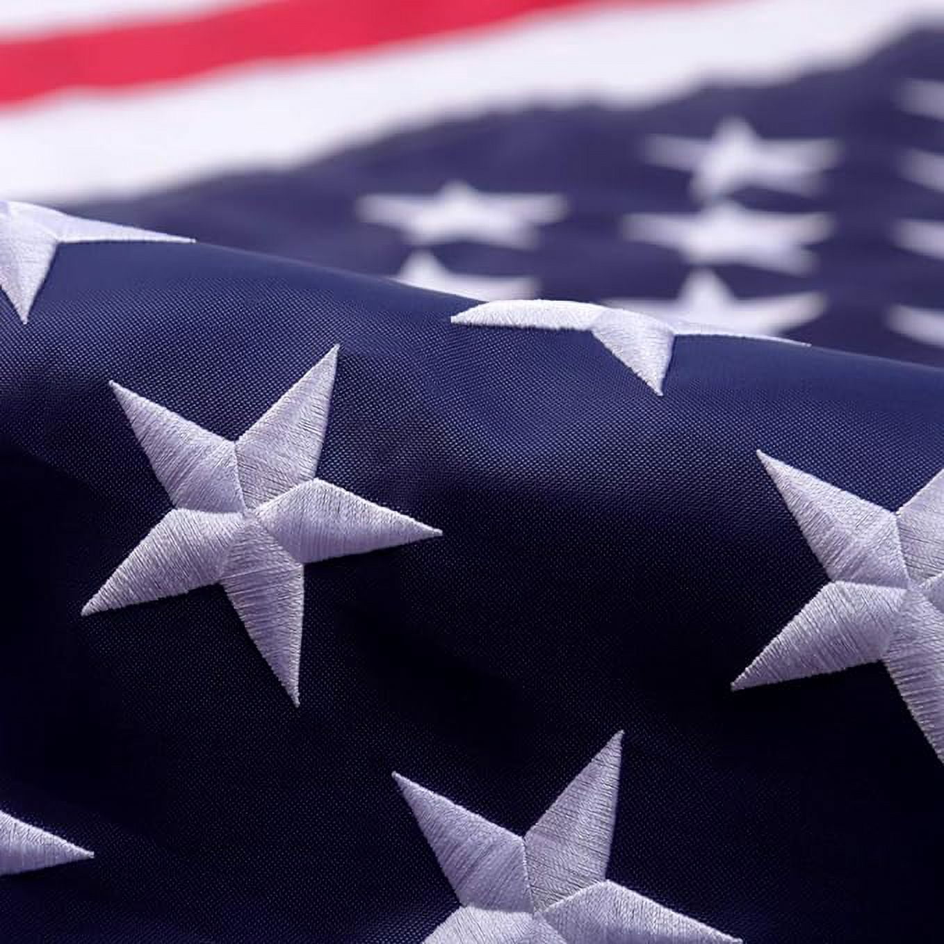 American Flags 3x5,USA US Flag, Sewn Stripes,Heavy Duty Durable Flags ...