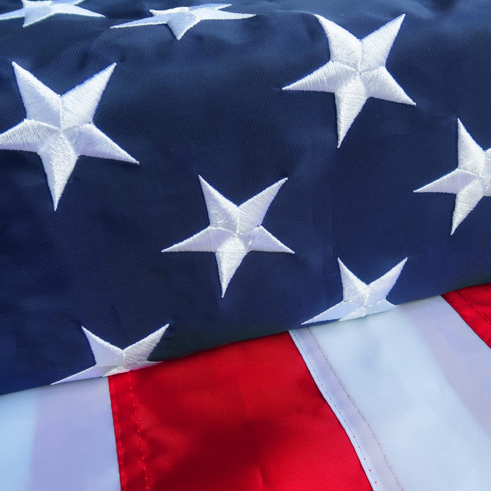 American Flags for Outside 3x5 USA Flag Embroidered Stars Heavy Duty US ...
