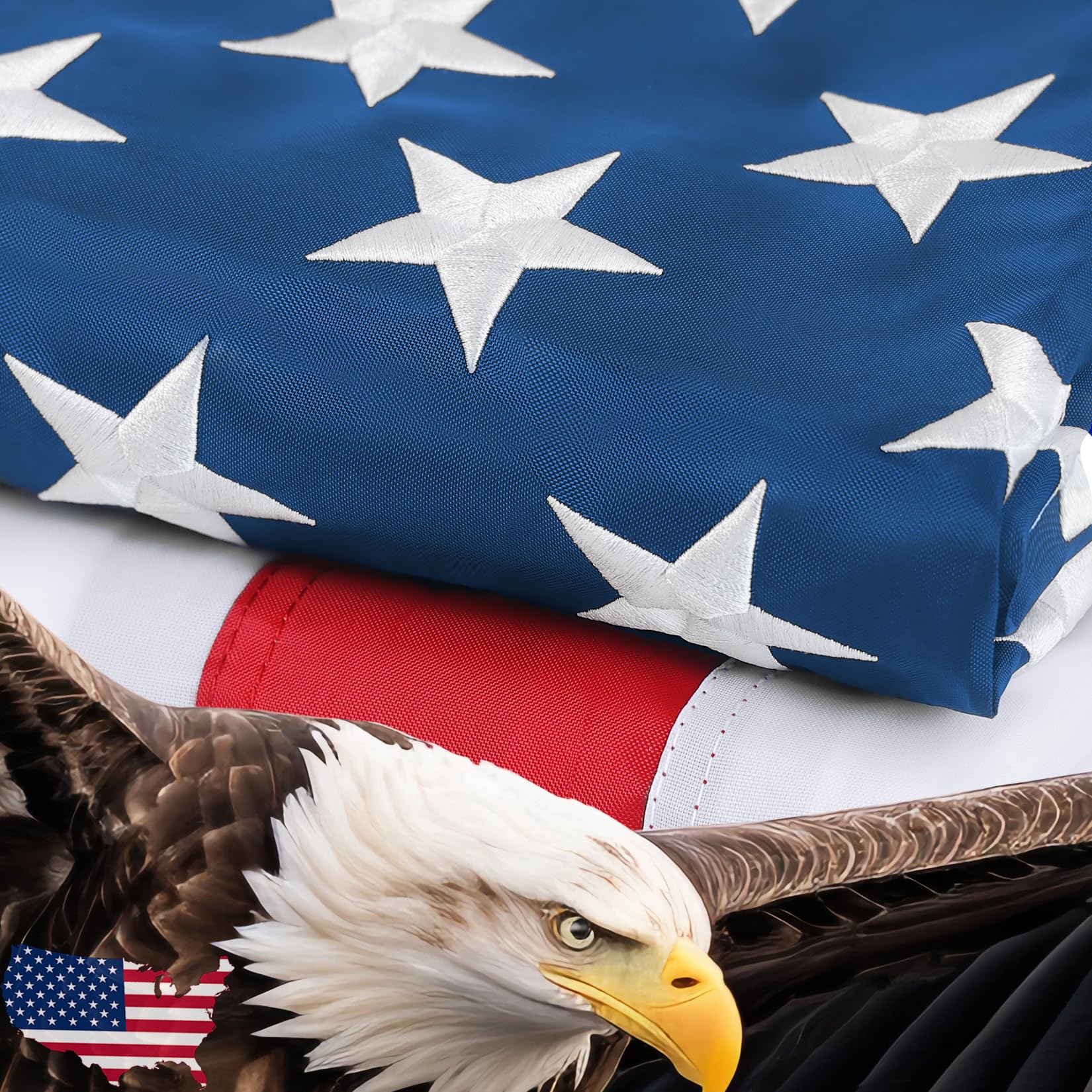 American Flags for Outside,3x5Ft HMF23 American Flag Outdoor Duty ...