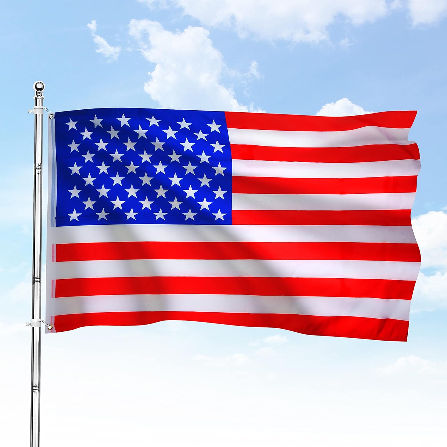 American Flags, USA Flag, July 4th Decorations for Outside, Large ...