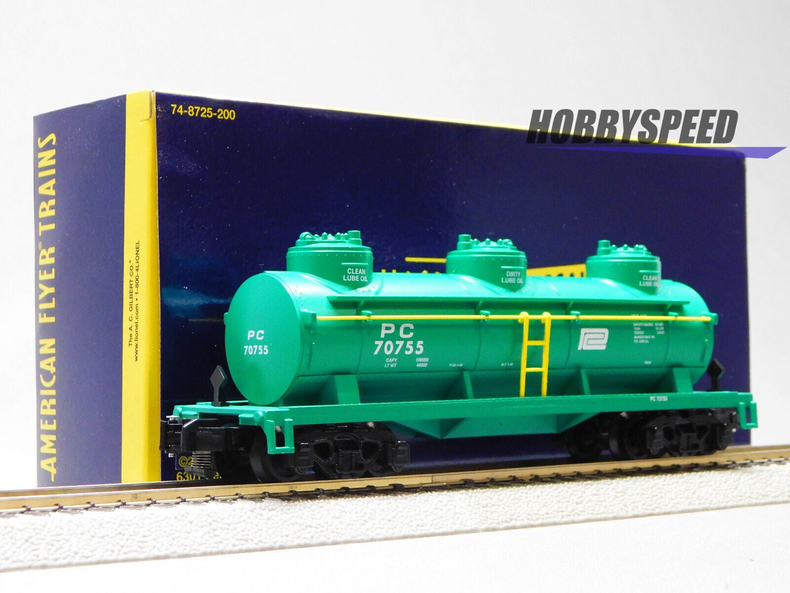 American Flyer Penn Central 3 Dome Tank CAR #70755 S Gauge - Walmart.com