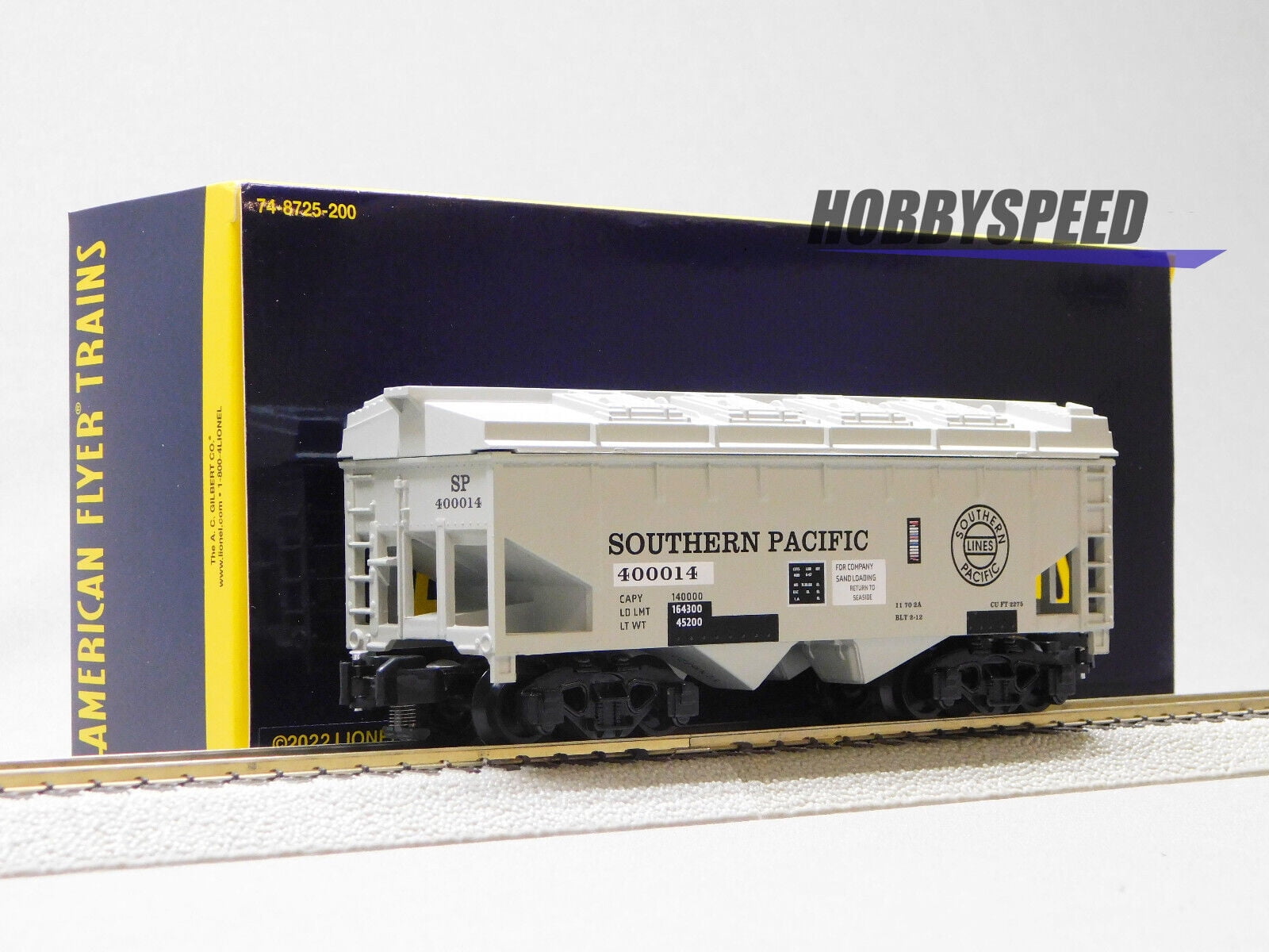 American Flyer Southern Pacific 2 Bay Covered Hopper #400014 S Gauge ...