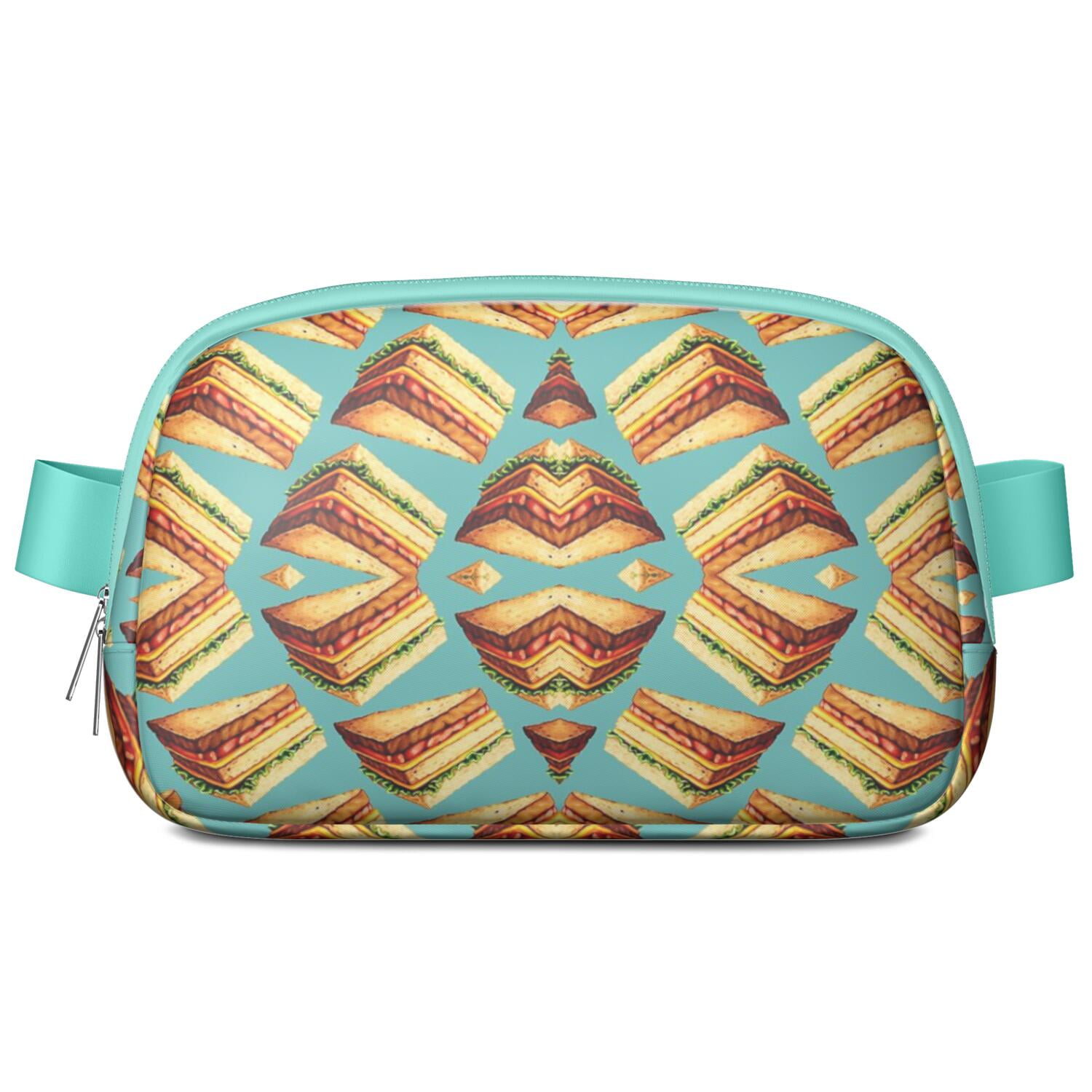 American Food Waist Pack – Waterproof Fanny Pack with Classic Burger ...