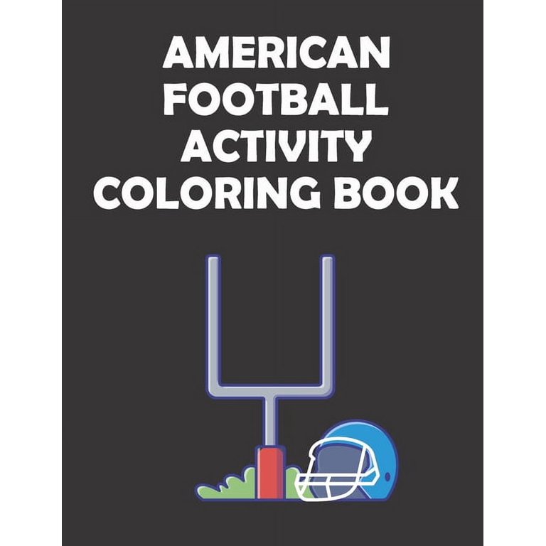 american football coloring book