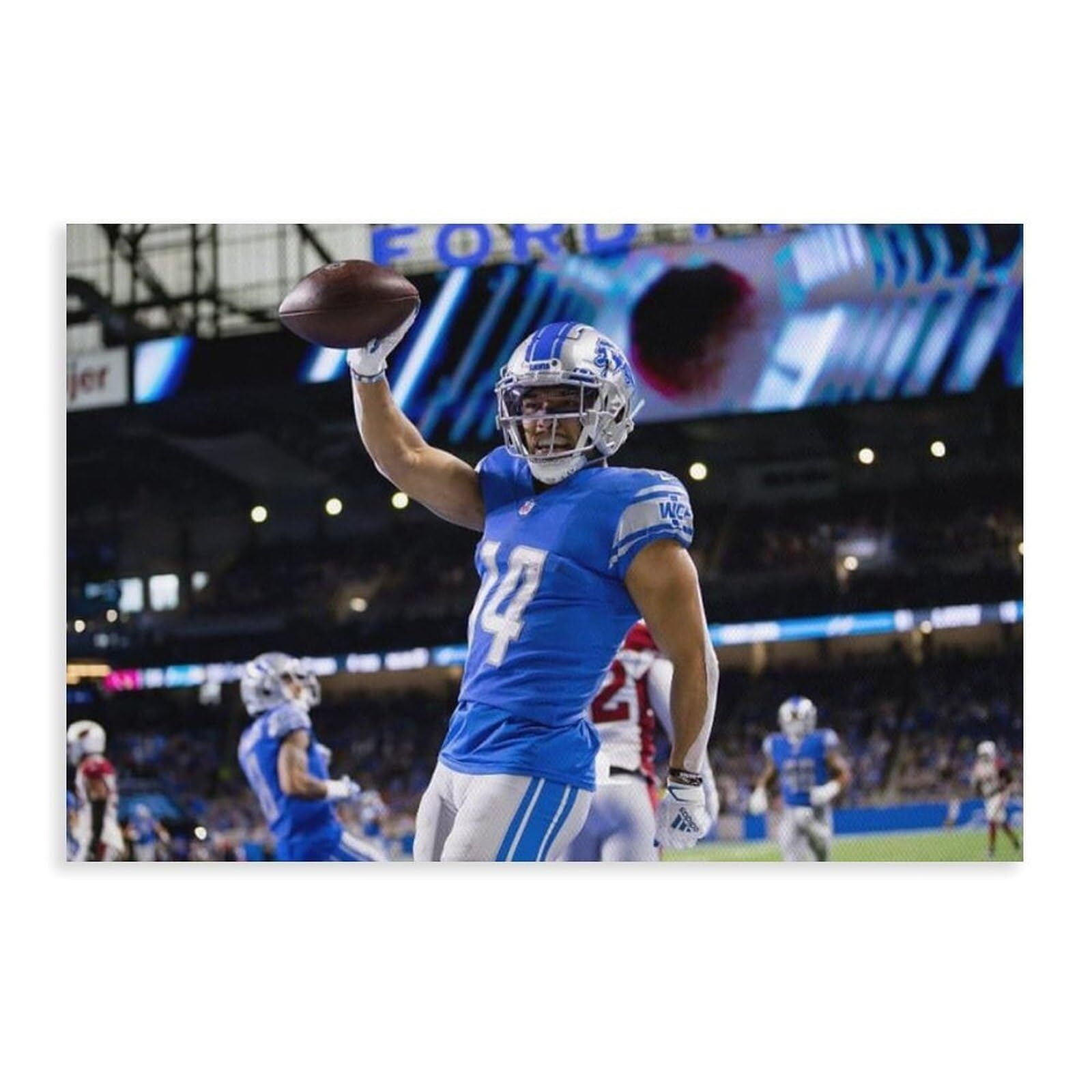 American Football Amon-Ra St. Brown Posters Sports Star 57 Canvas ...