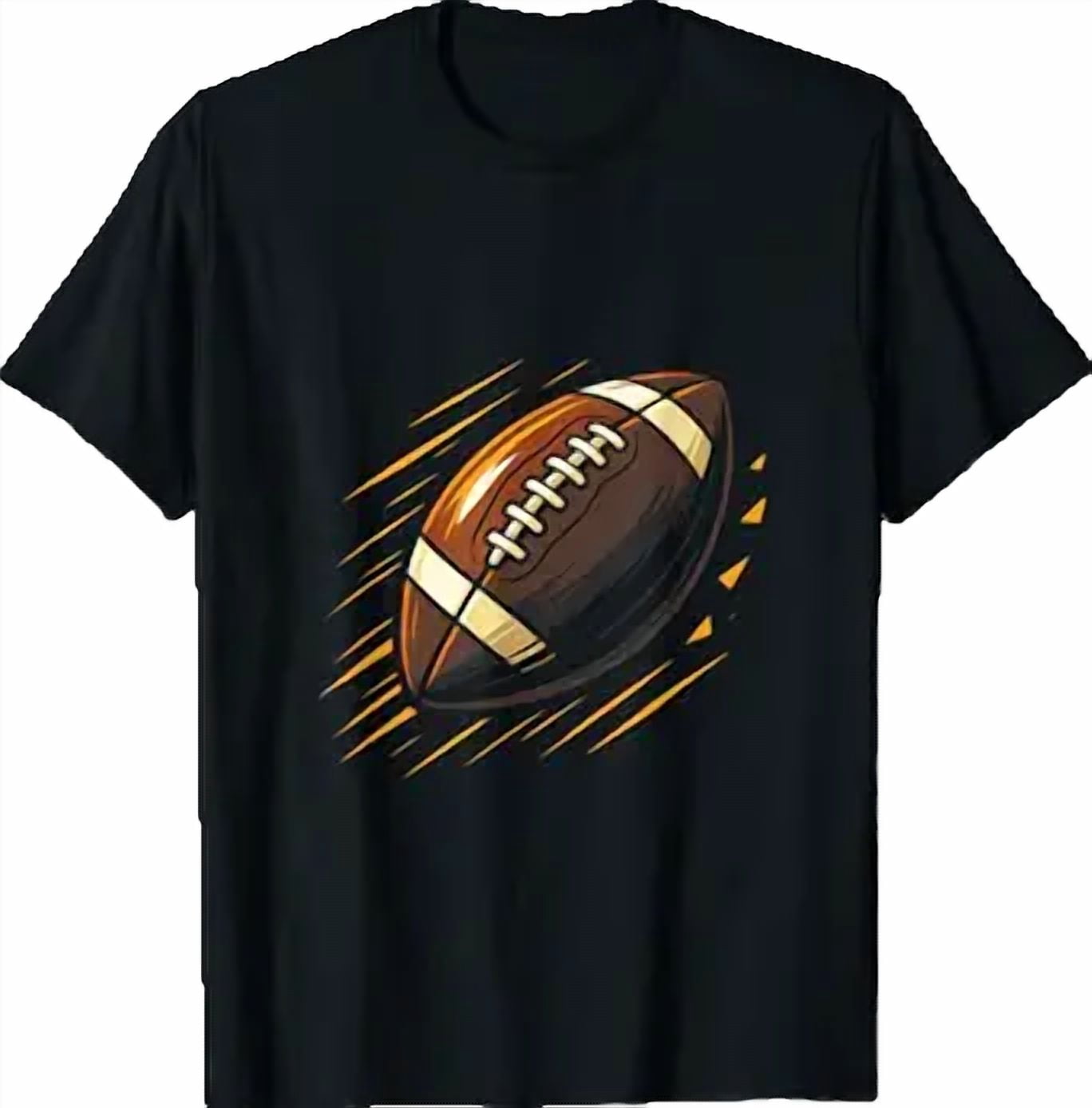 American Football Art Minimalist Sport T-Shirt - Walmart.com