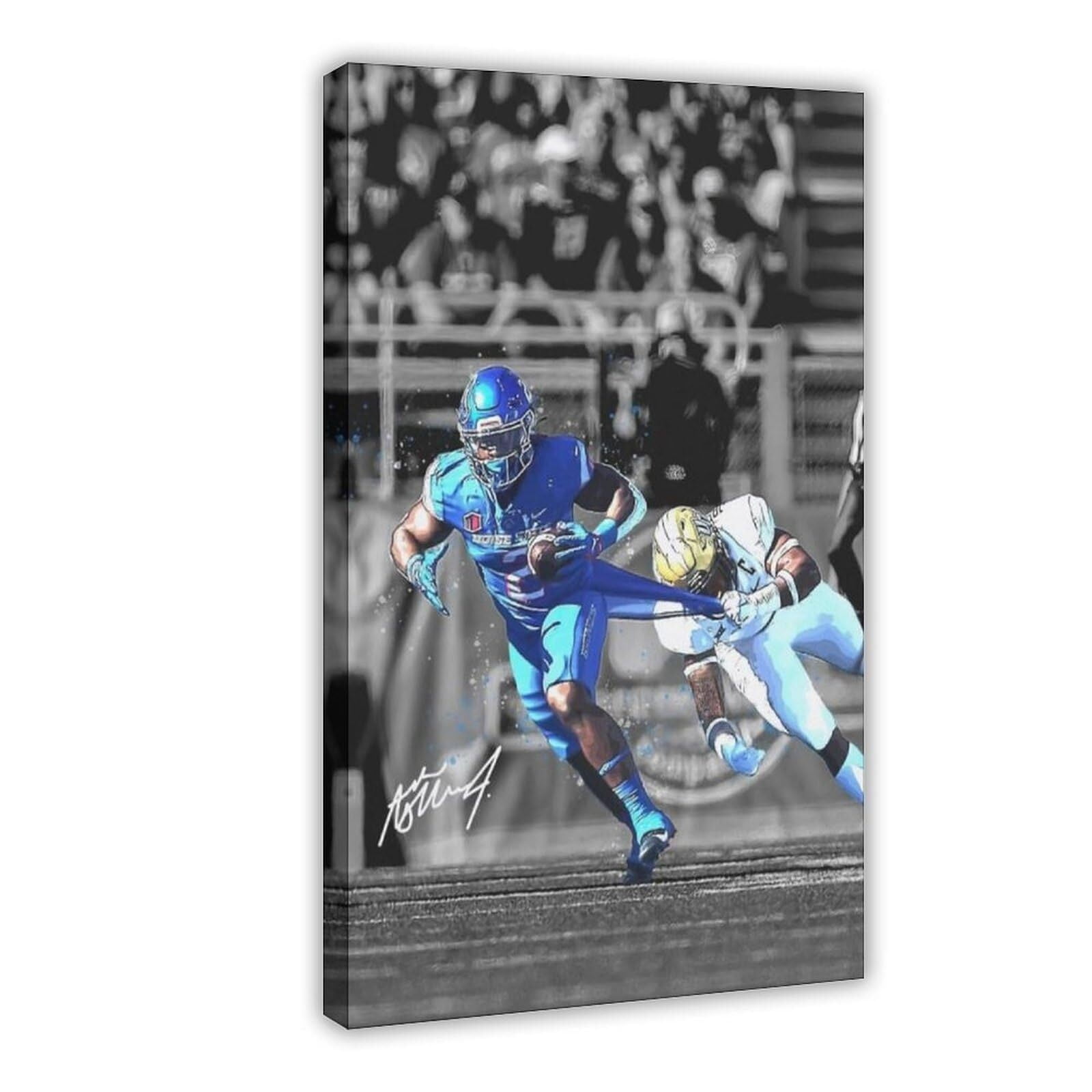 American Football Ashton Jeanty Posters Sports Star 55 Canvas Poster ...