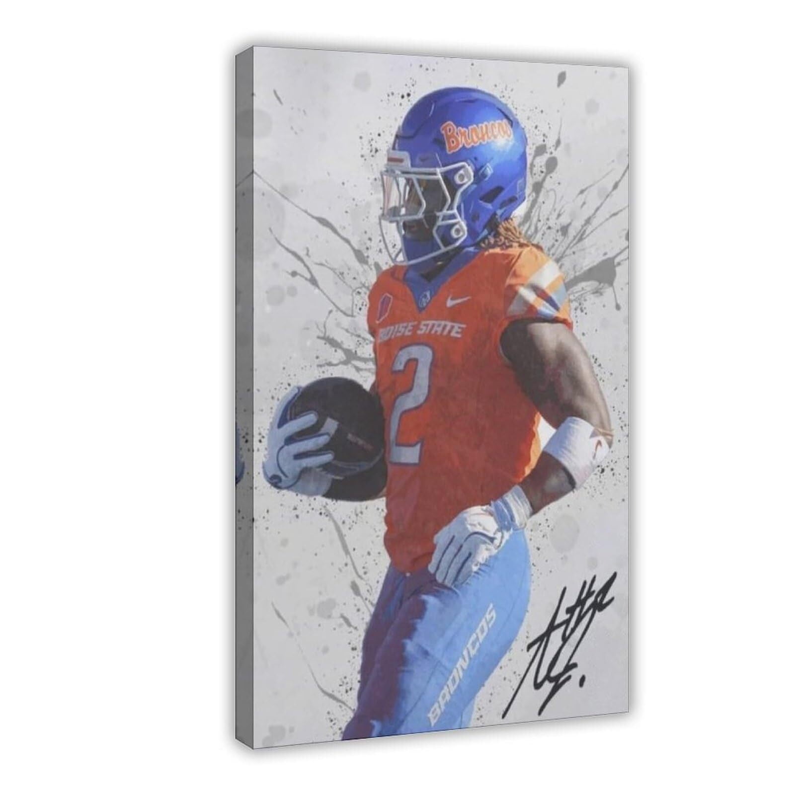 American Football Ashton Jeanty Posters Sports Star 61 Canvas Poster ...