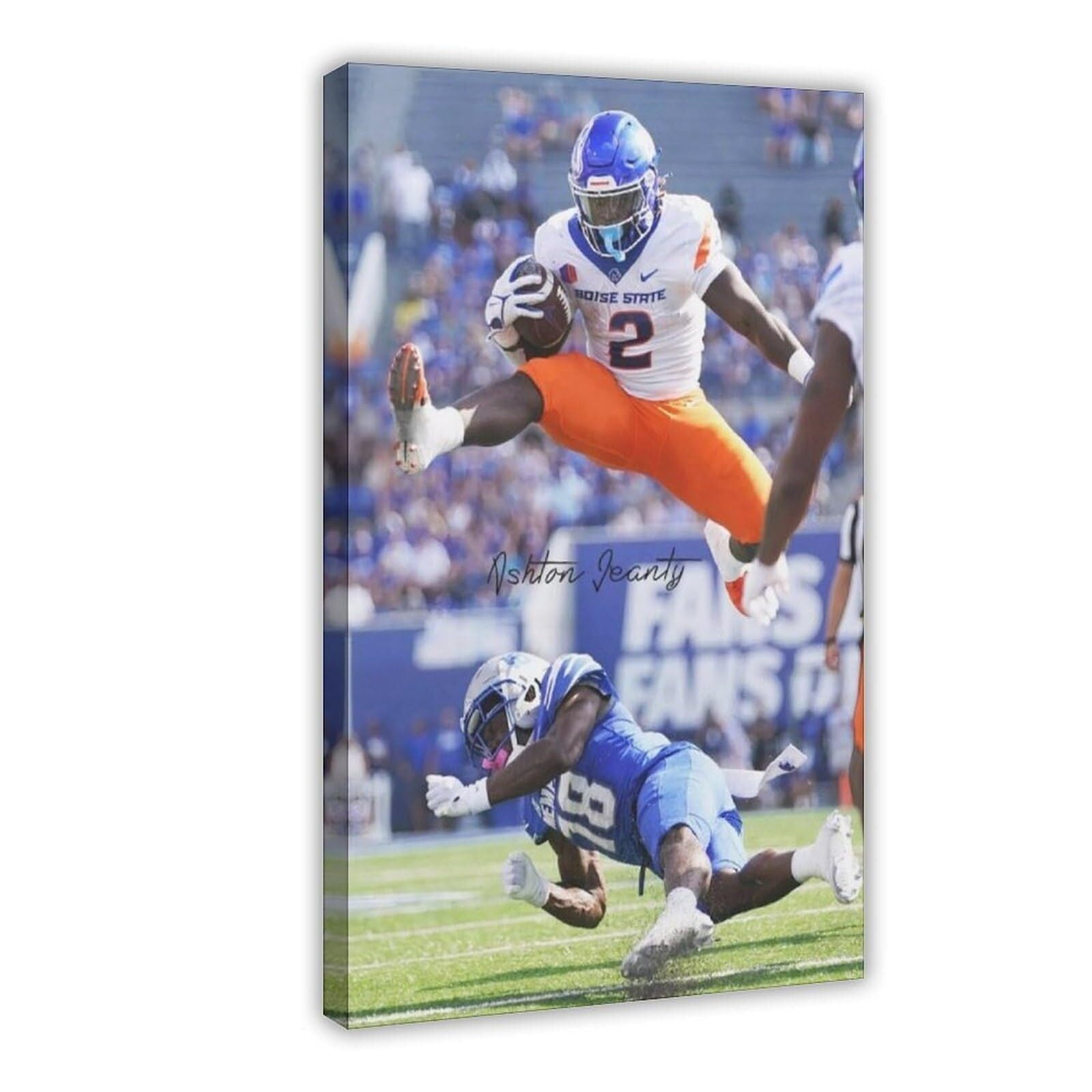 American Football Ashton Jeanty Posters Sports Star 65 Canvas Poster ...