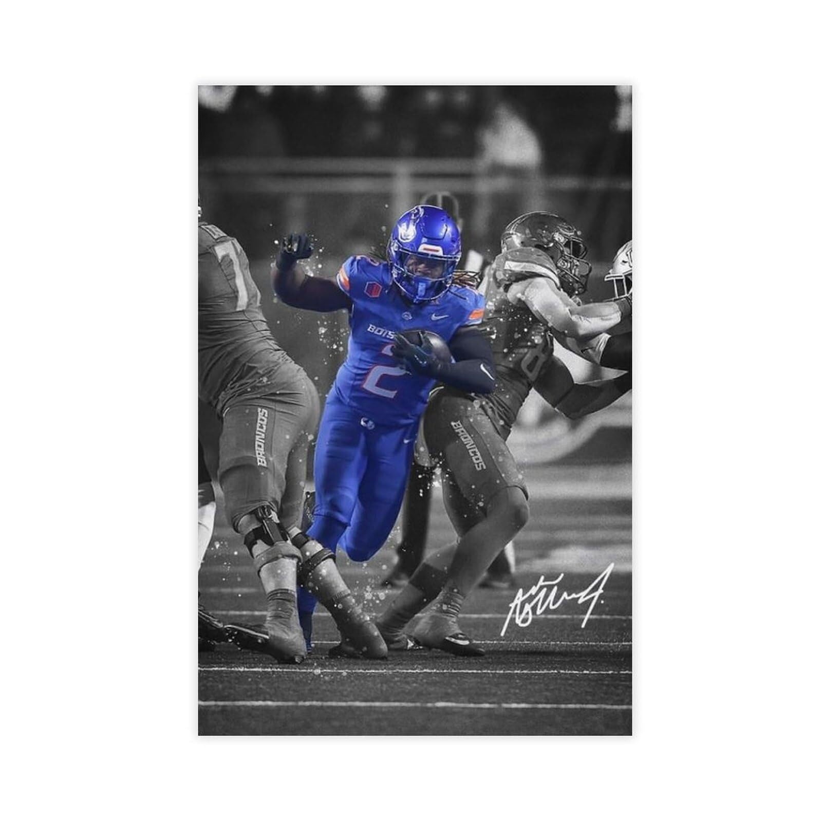 American Football Ashton Jeanty Posters Sports Star 86 Canvas Poster ...