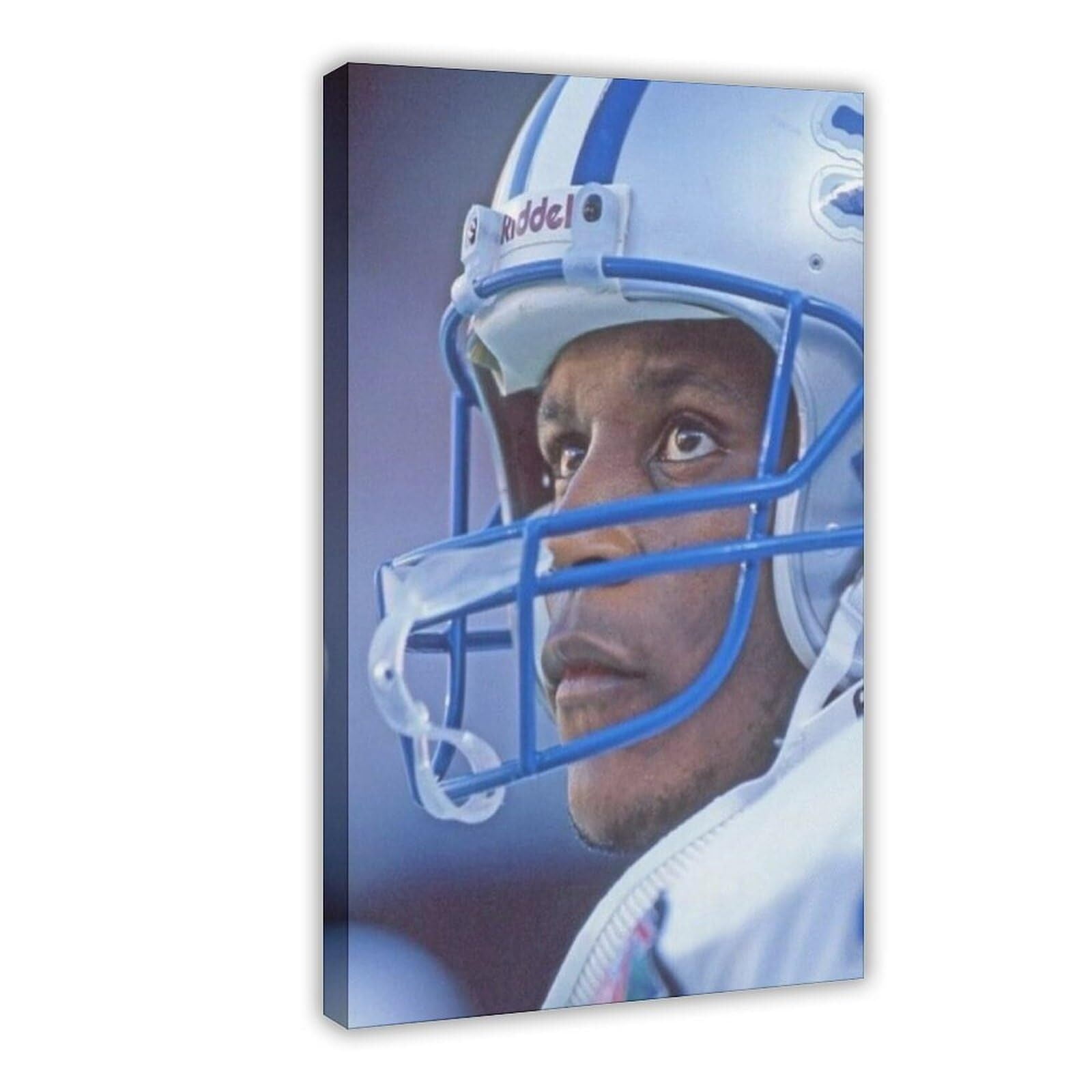 American Football Barry Sanders Posters Sports Star 18 Canvas Poster ...
