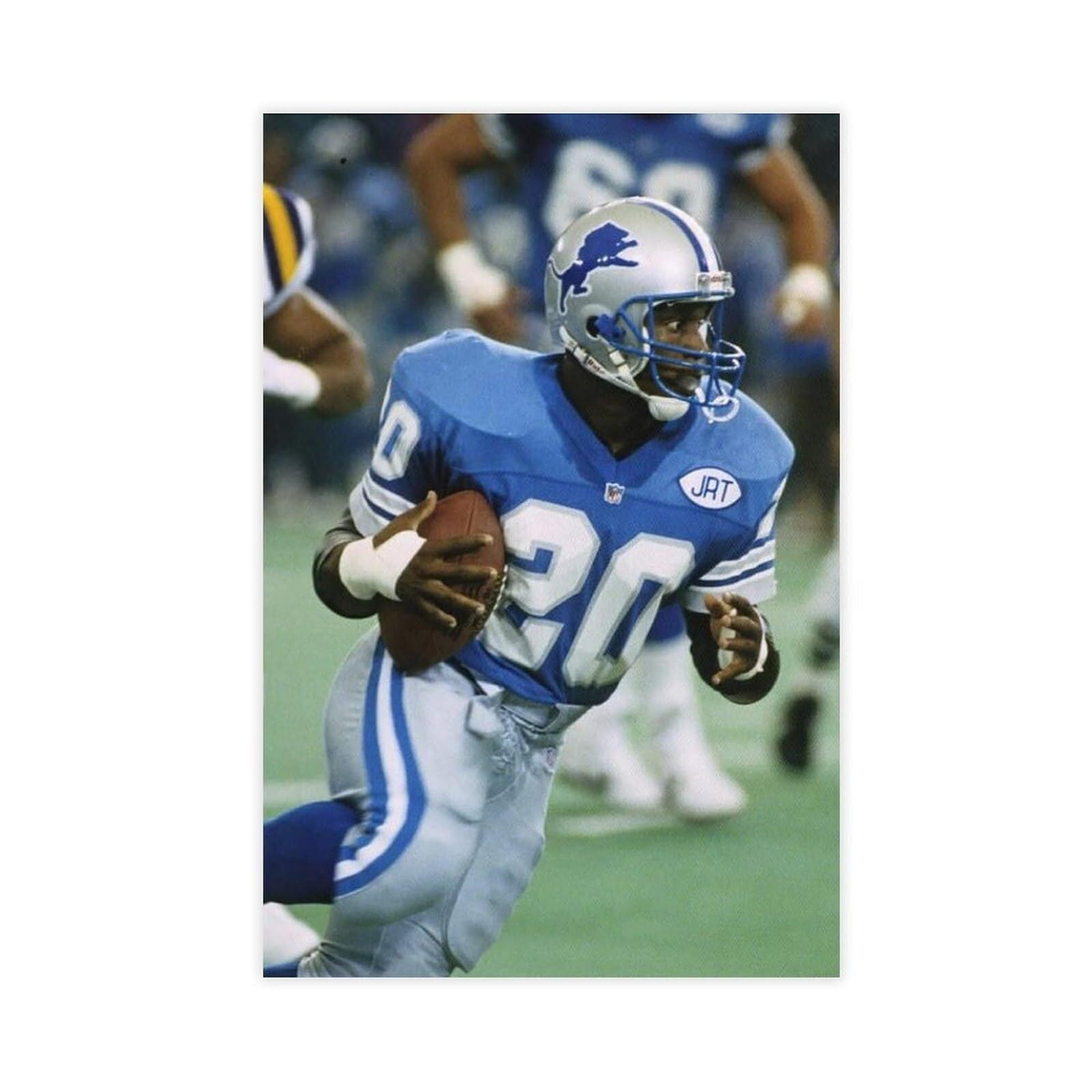 American Football Barry Sanders Posters Sports Star 19 Canvas Poster ...