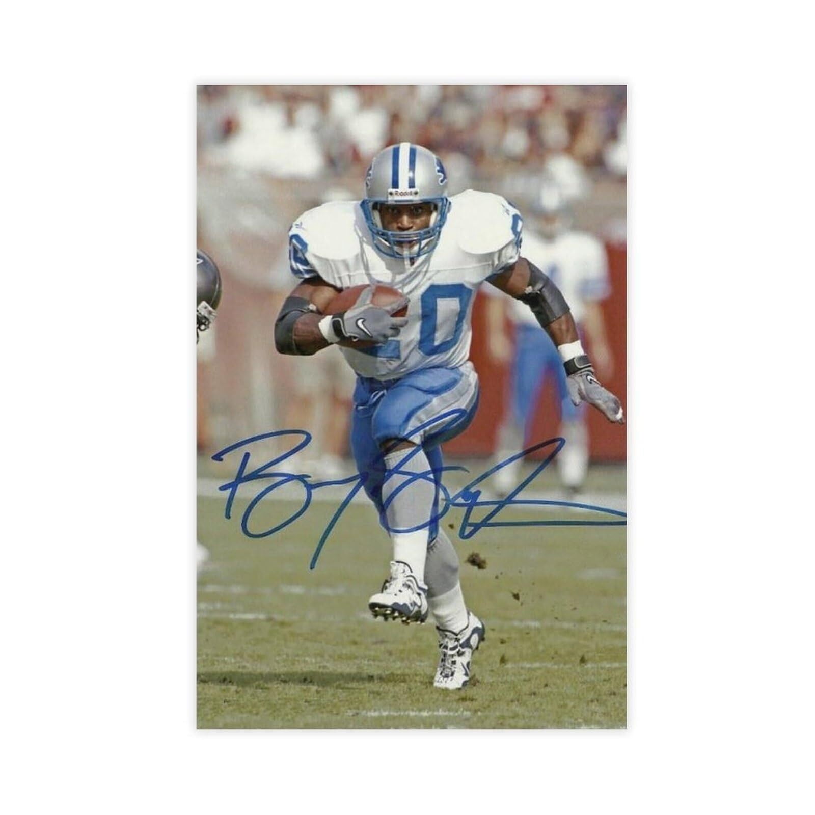 American Football Barry Sanders Posters Sports Star 23 Canvas Poster ...