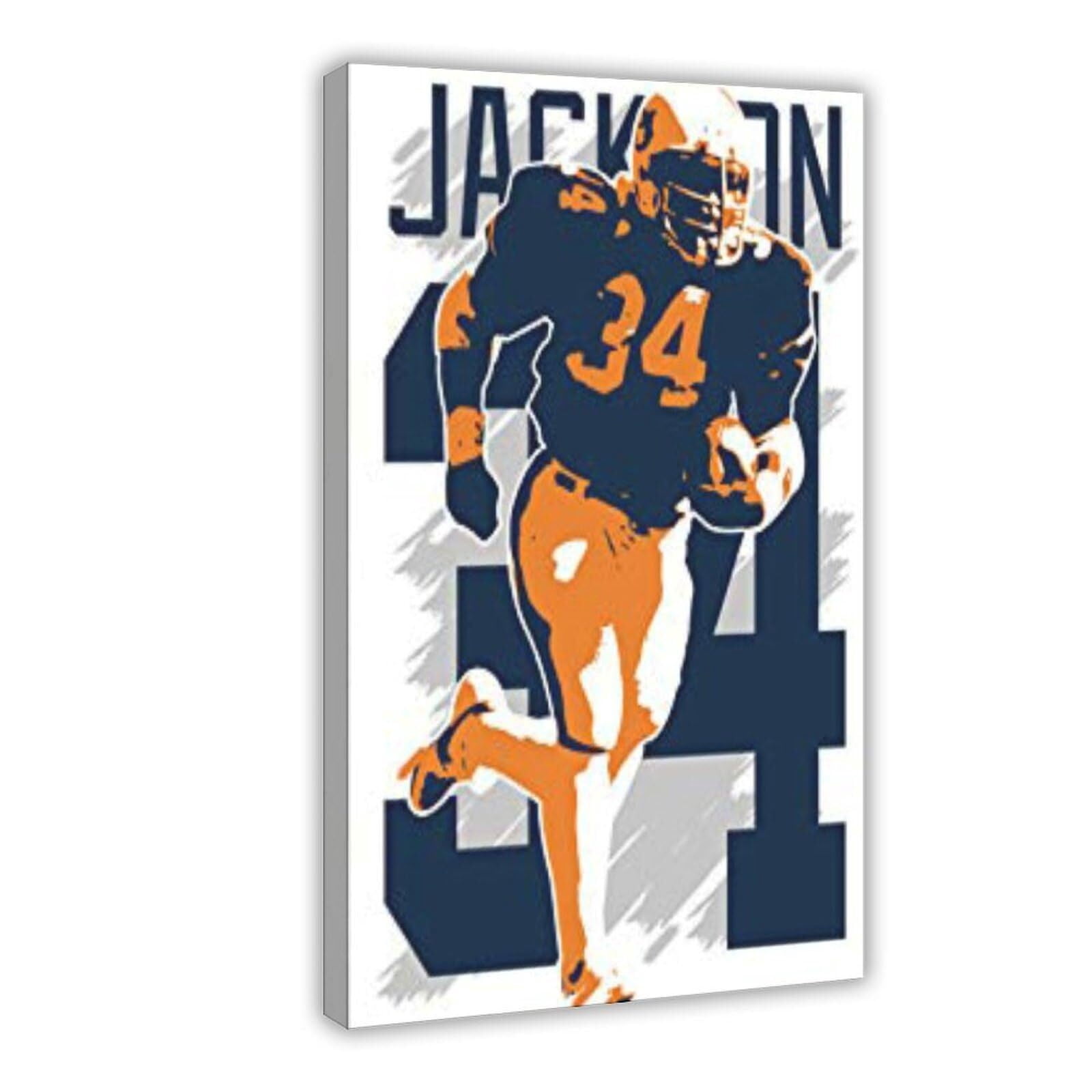 American Football Bo Jackson Posters Sports Star 22 Canvas Poster ...
