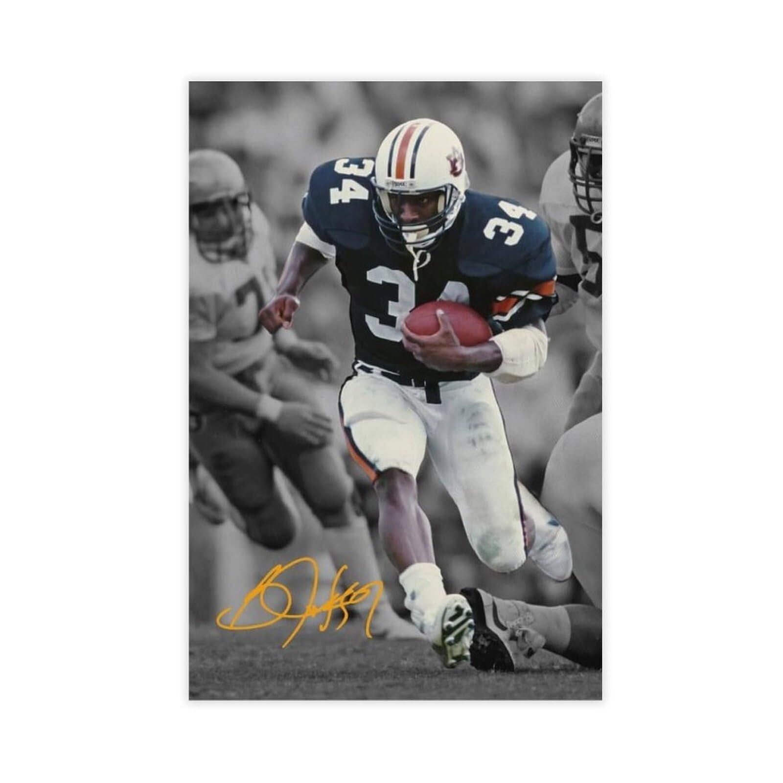 American Football Bo Jackson Posters Sports Star Canvas Poster ...