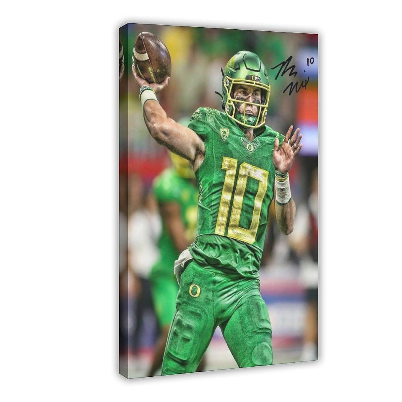 American Football Bo Nix Posters Sports Star20 Canvas Poster - Walmart.com