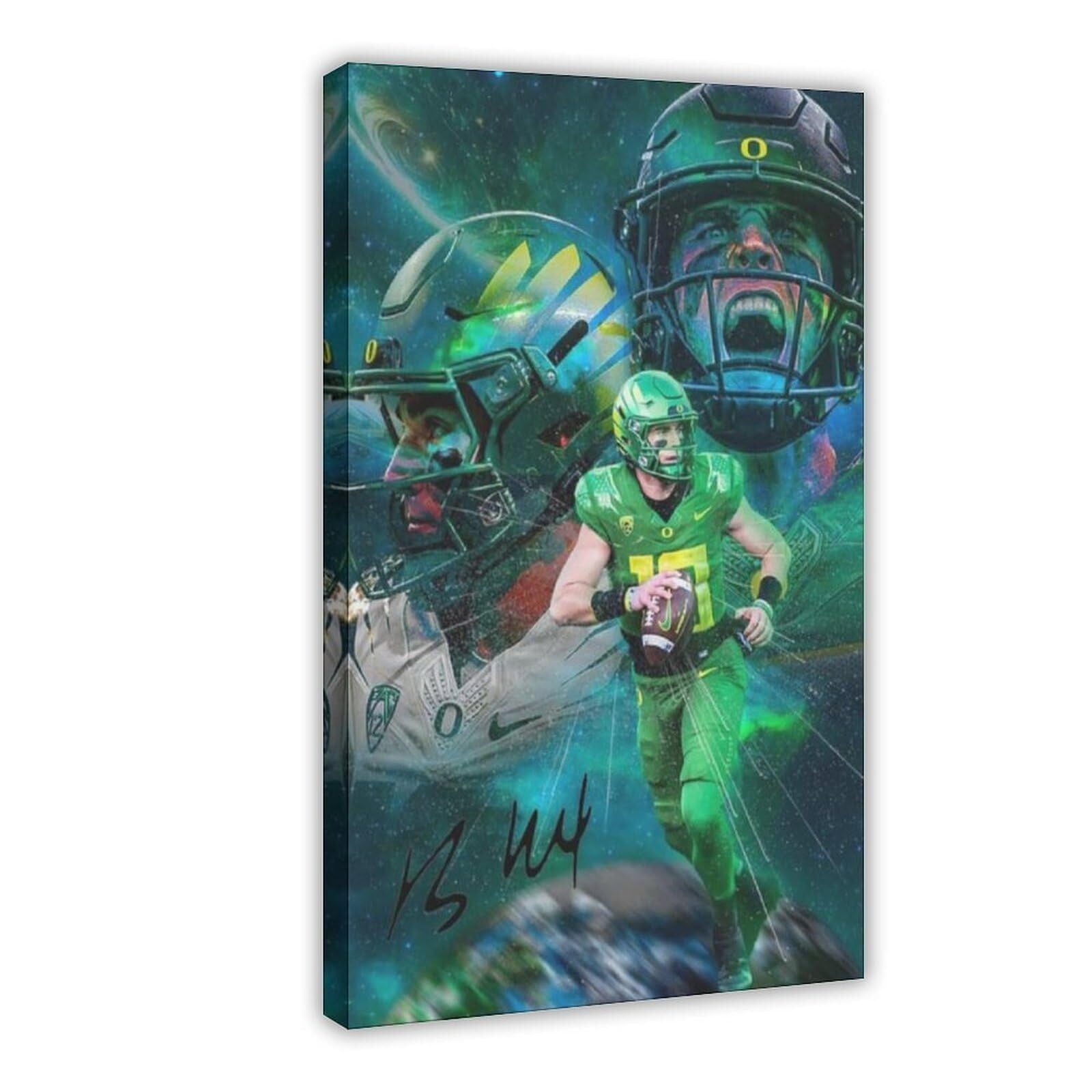 American Football Bo Nix Posters Sports Star21 Canvas Poster - Walmart.com