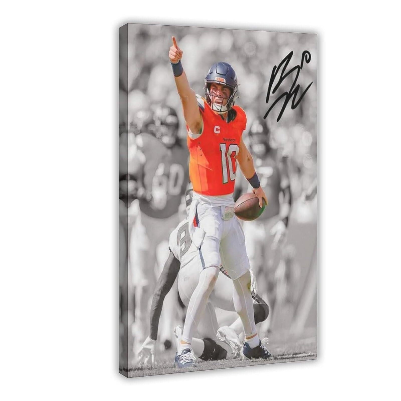 American Football Bo Nix Posters Sports Star36 Canvas Poster - Walmart.com
