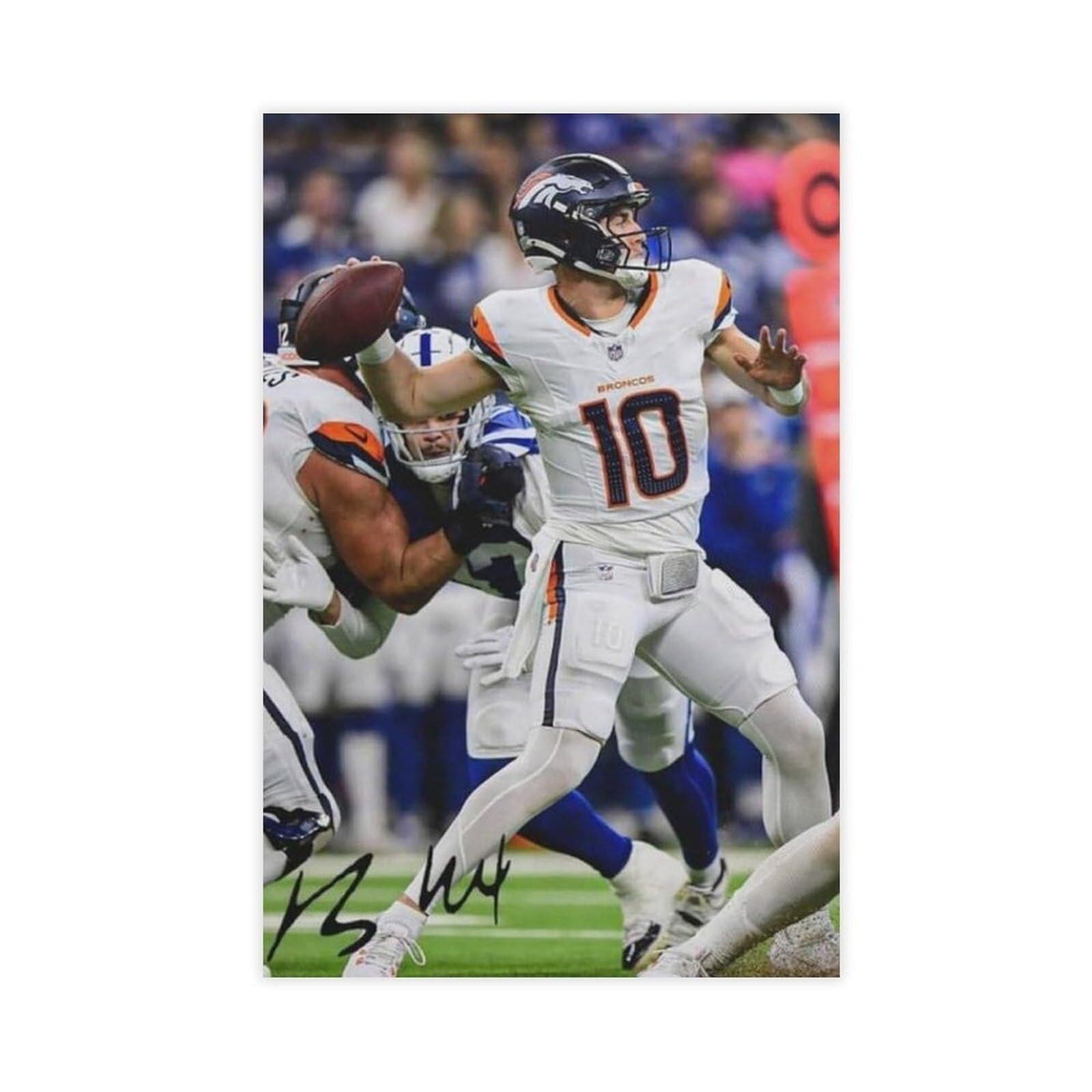 American Football Bo Nix Posters Sports Star64 Canvas Poster - Walmart.com