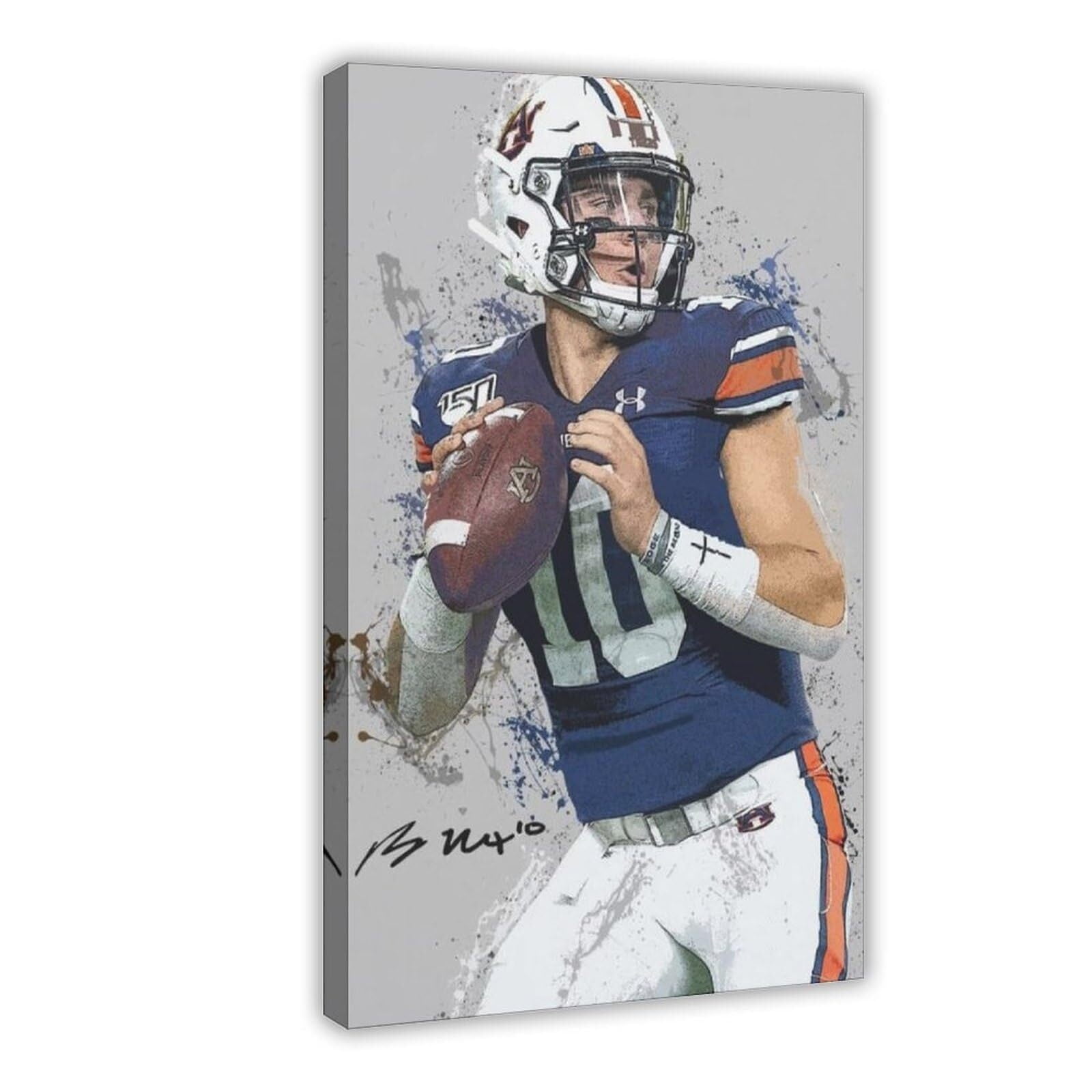 American Football Bo Nix Posters Sports Star75 Canvas Poster - Walmart.com