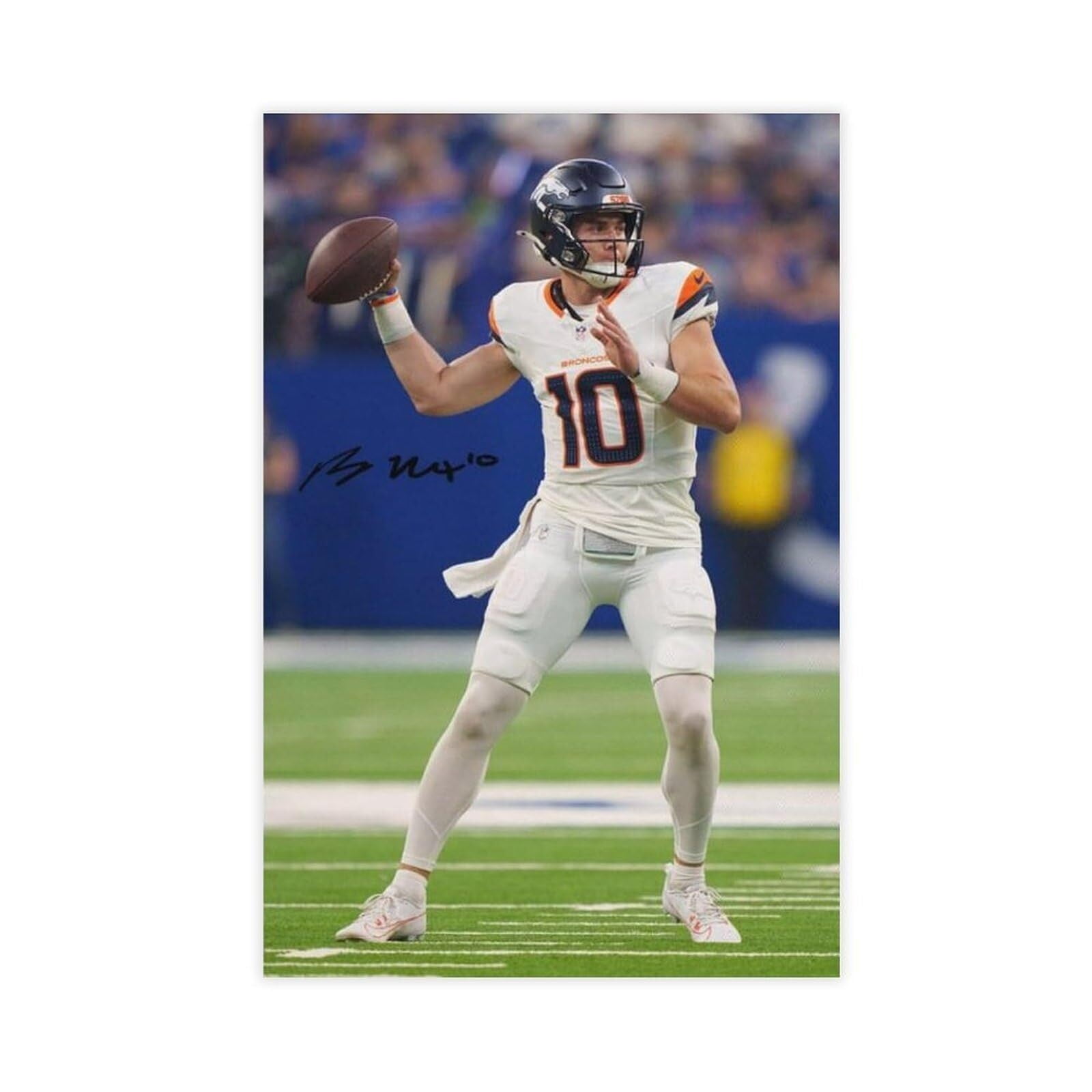 American Football Bo Nix Posters Sports Star92 Canvas Poster - Walmart.com
