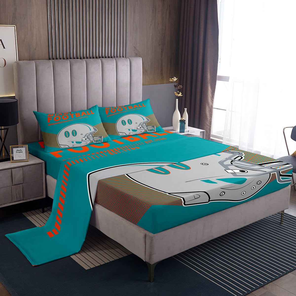 American Football City Sheet Set Kids Football Helmet Design Sheets ...