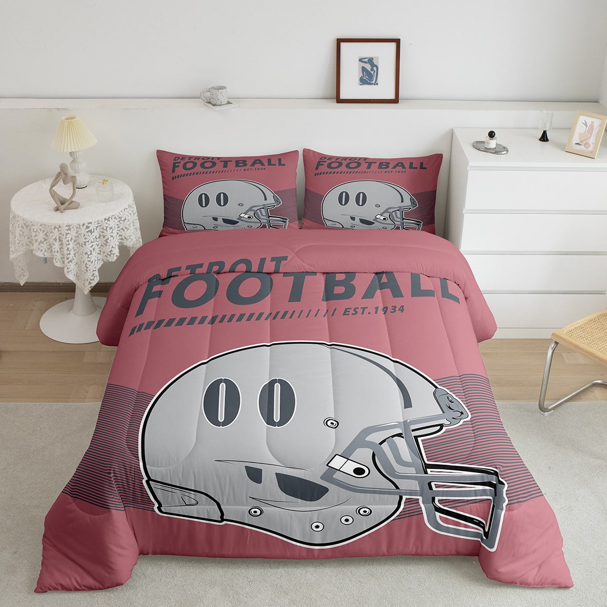 American Football Comforter Set Football Player Bedding Comforter Sets ...