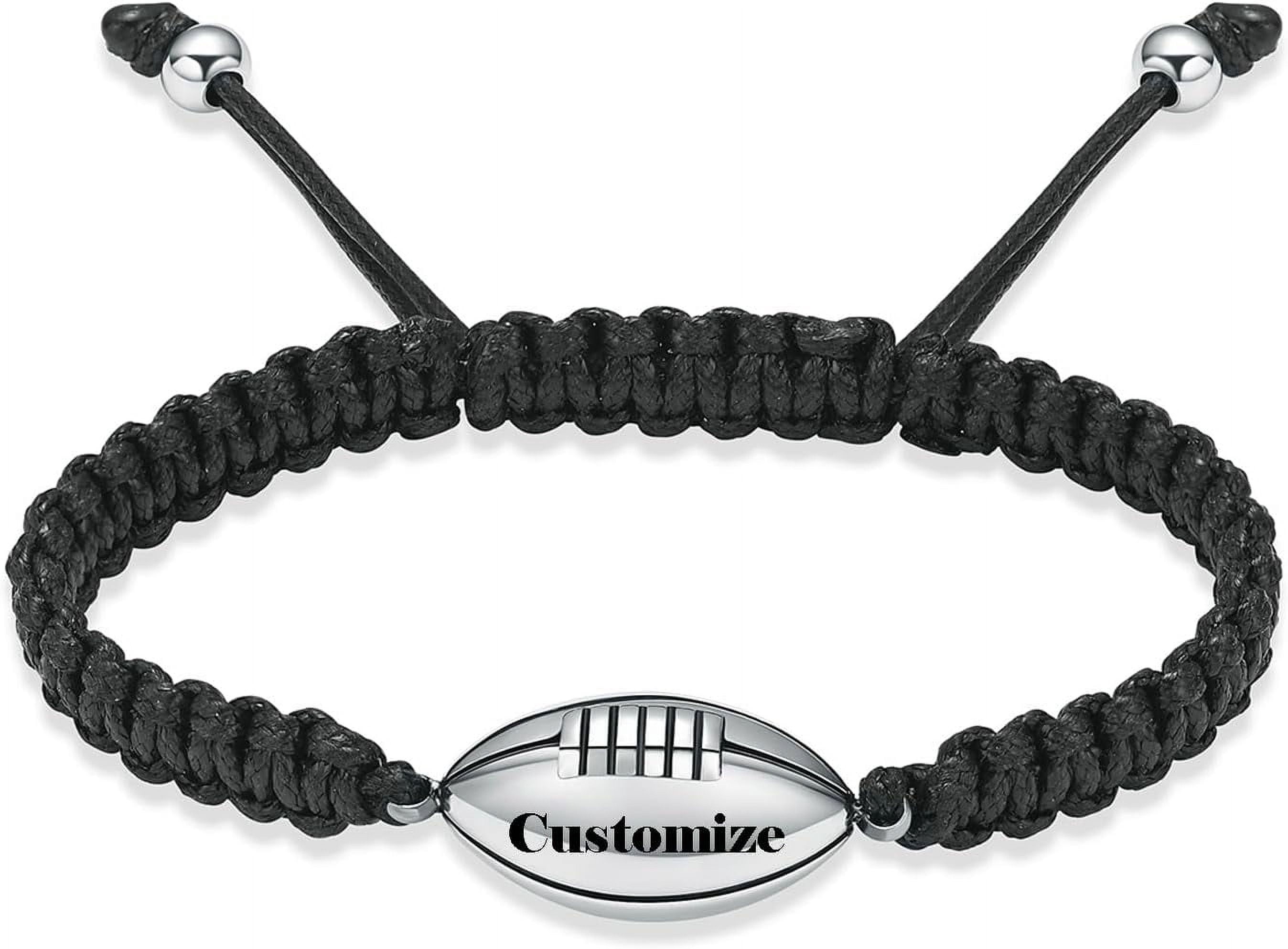 American Football Cremation Urn Bracelet for Ashes Of Loved Ones ...