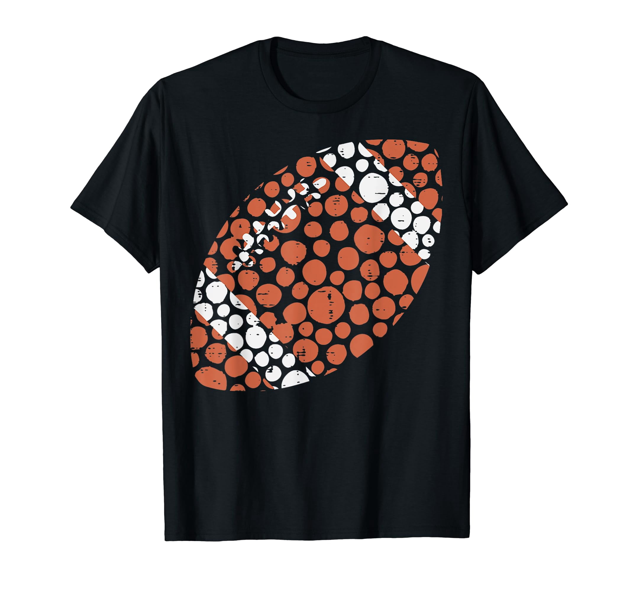 American Football Dots International Dot Day Men Boys Black T-Shirt ...