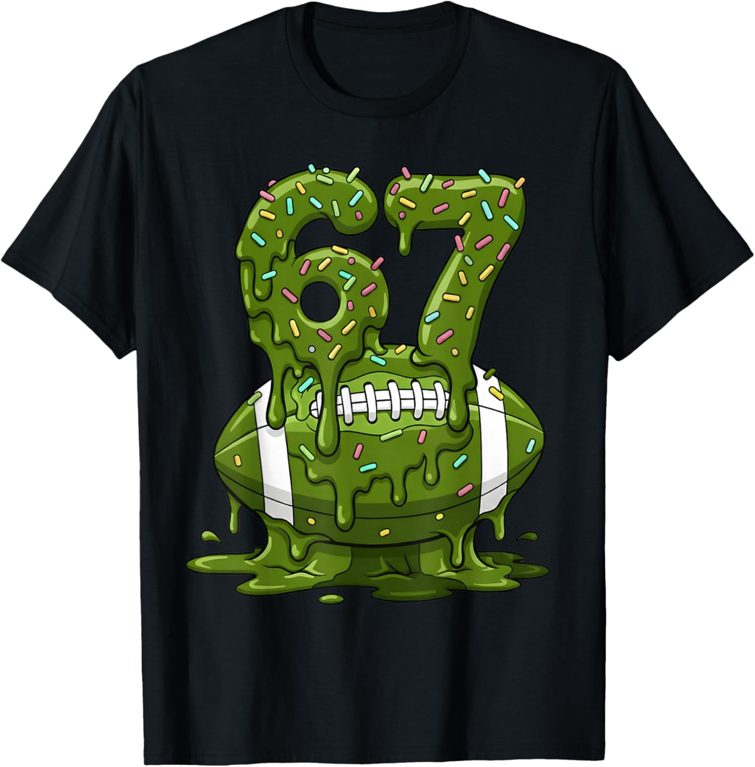 American Football Drip Number 67 Player 67th Birthday T-Shirt - Walmart.com