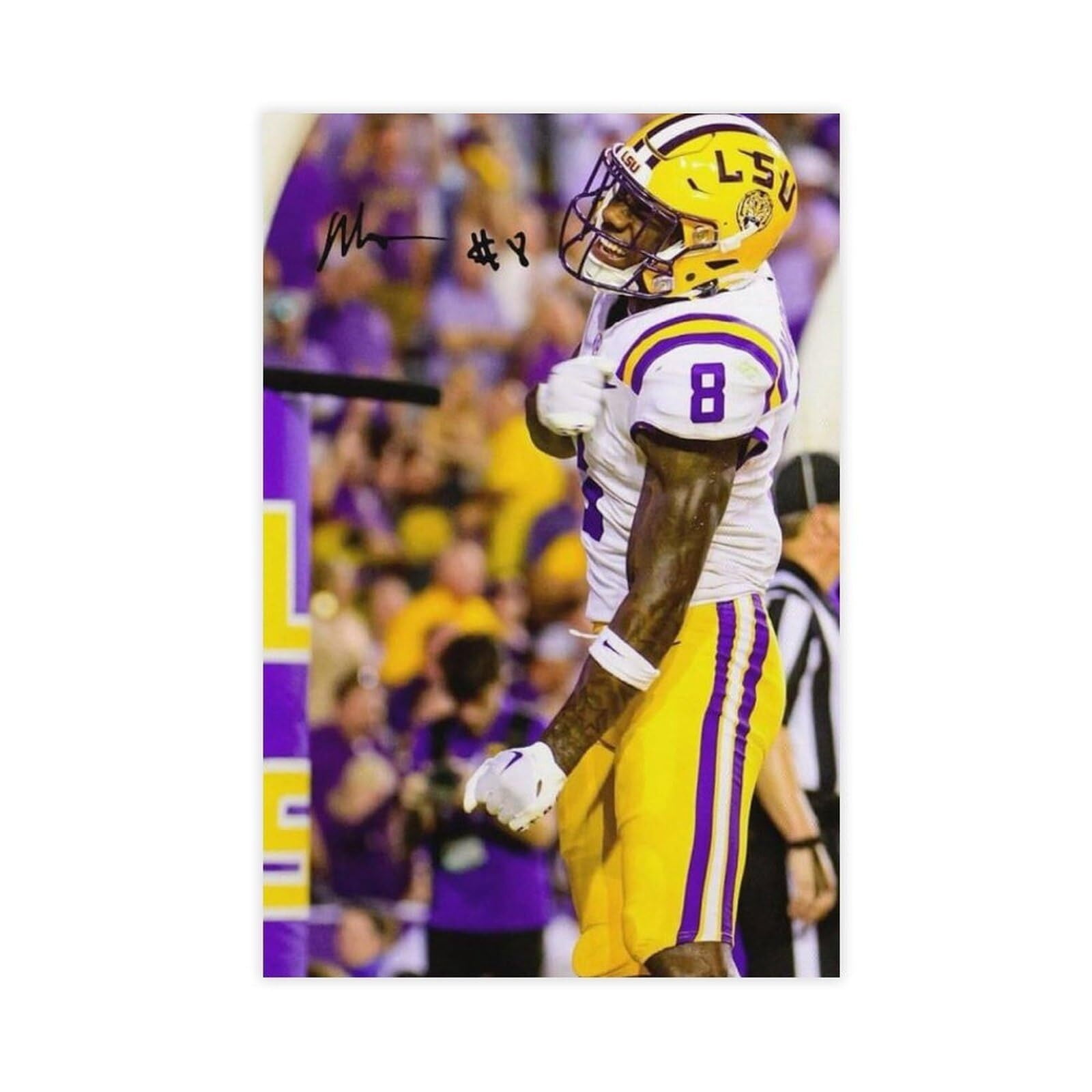 American Football Enttgo Malik Nabers Posters Sports Star 92 Canvas ...